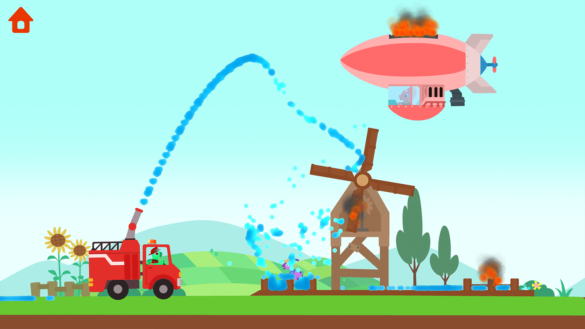 Dinosaur Fire Truck - Rescue Games for kids - App on the Amazon Appstore