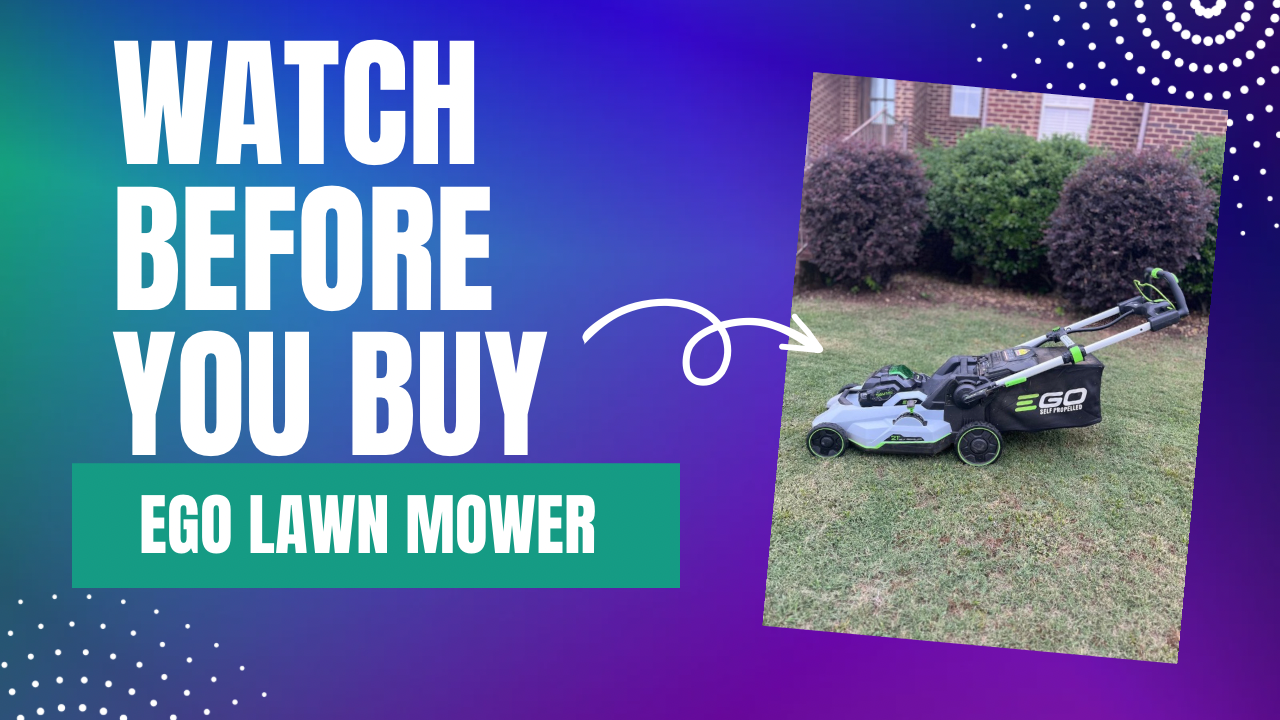Watch Watch to see my thoughts on this Ego Lawn Mower! on Amazon Live