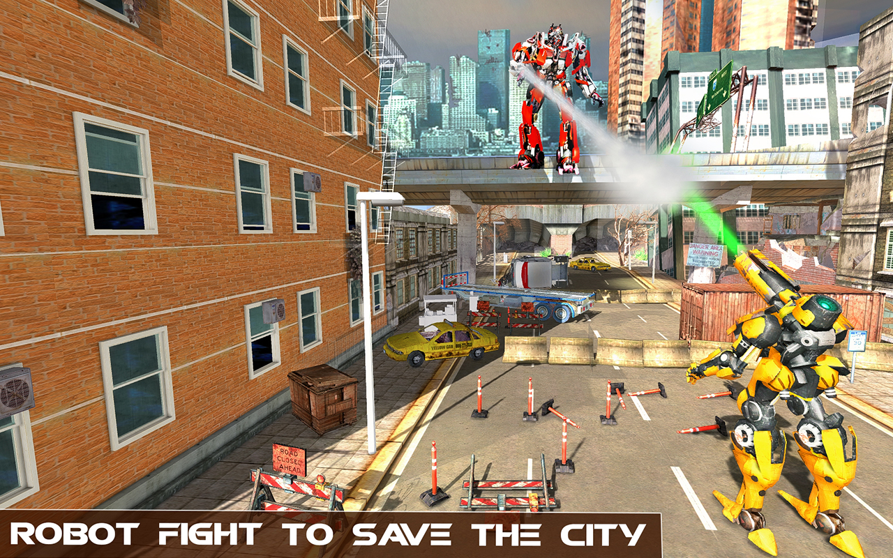 Robot Transformation Fire Truck: Real Robot Wars - App on Amazon Appstore