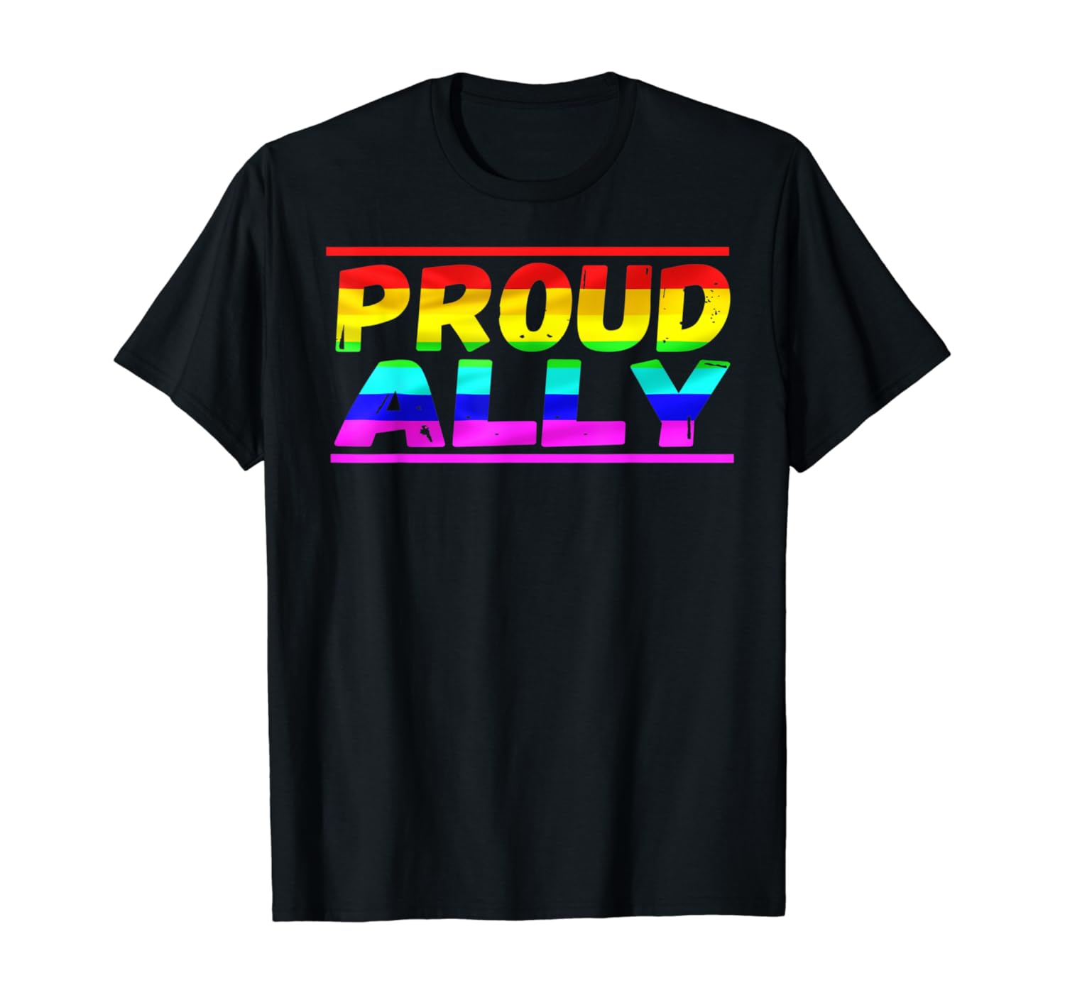 Amazon.com: Gay Pride Ally Shirt LGBT Shirts Friends Proud Ally Gift T ...
