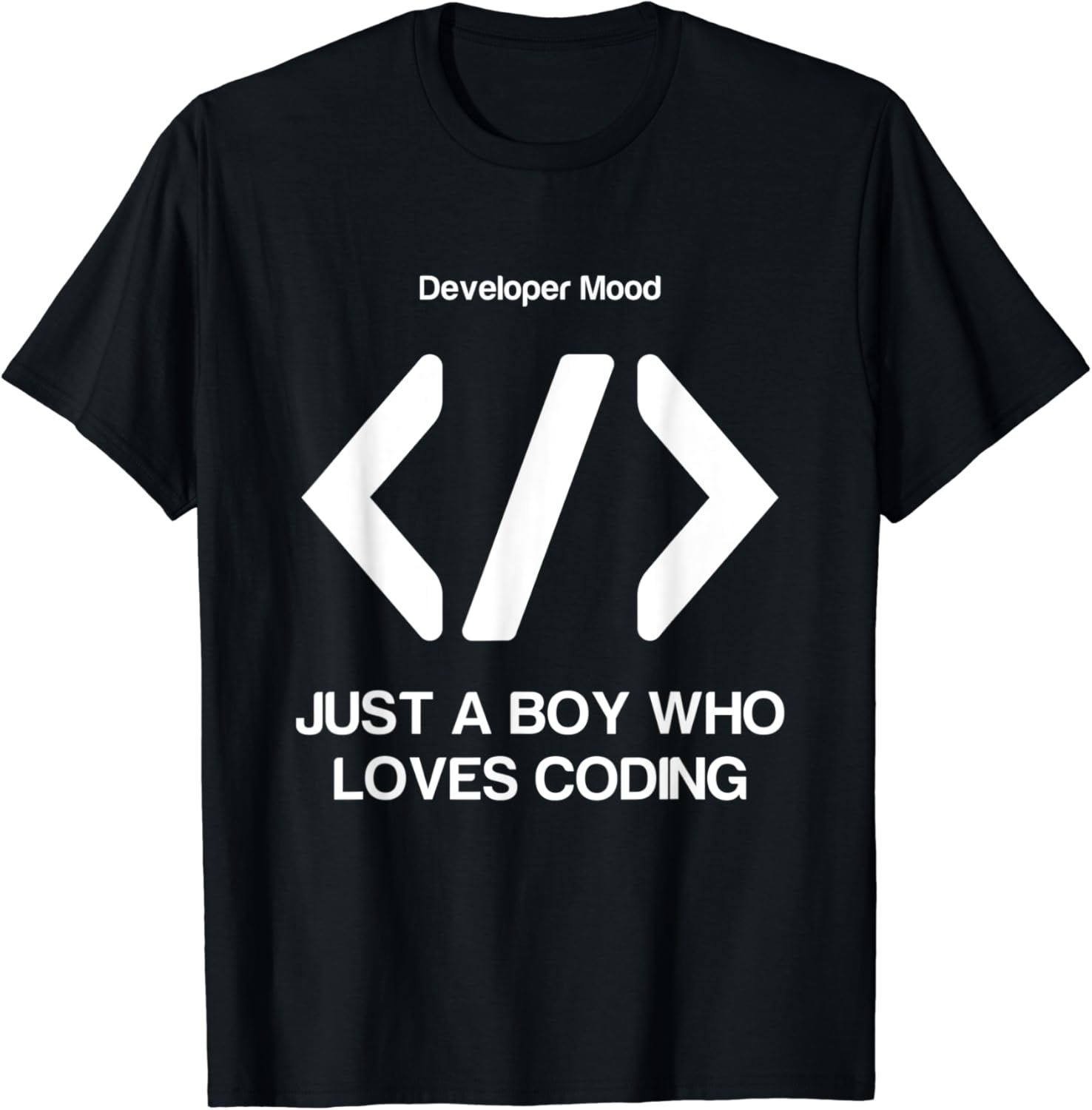 Just a Boy Who Loves Coding Graphic T-Shirts & Cool Designs T-Shirt ...