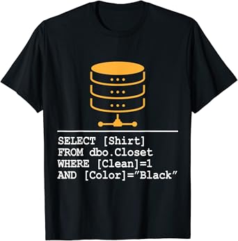 Amazon.com: SQL database queries for developer T-Shirt : Clothing ...