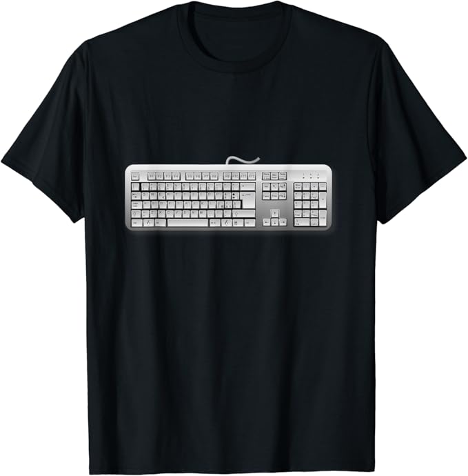 Computer Keyboard Technology T-Shirt: Amazon.co.uk: Clothing