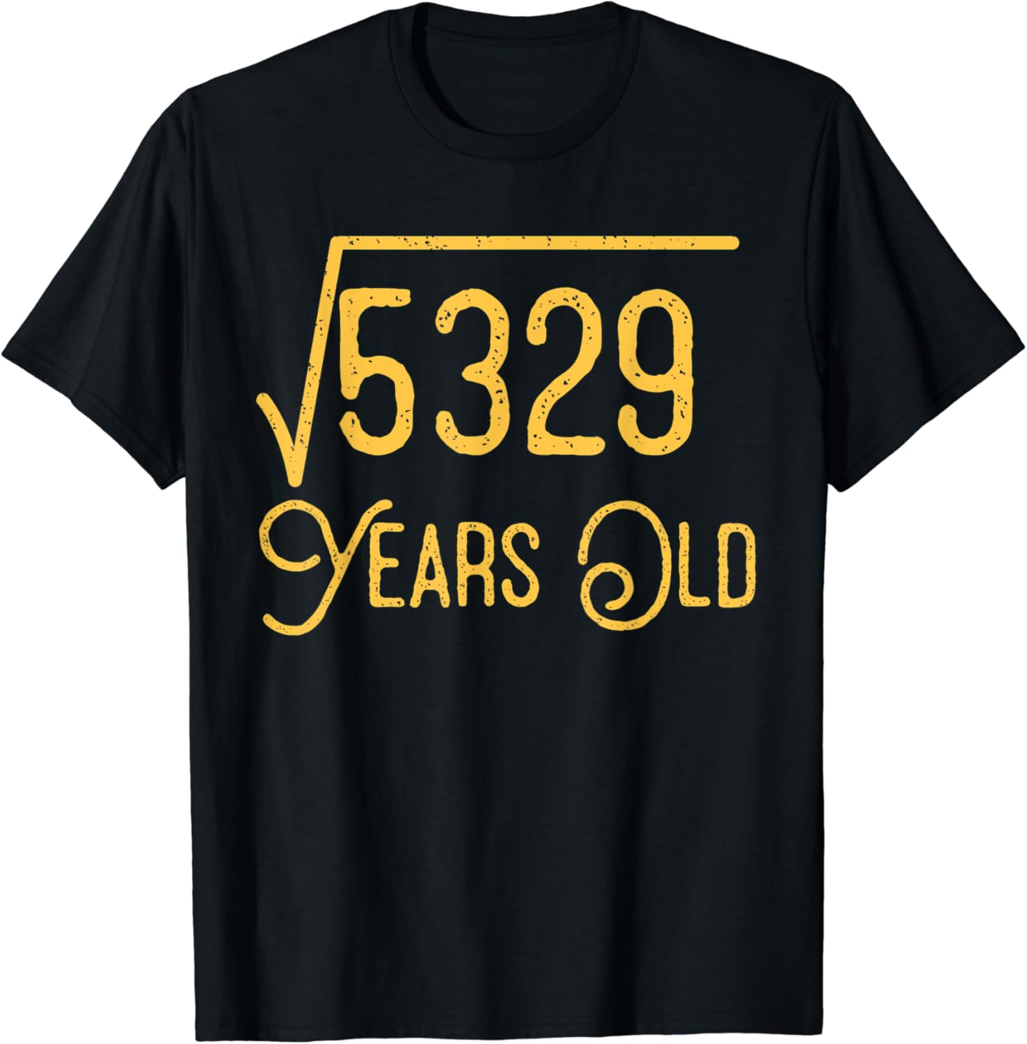 Amazon 73 Years Old 73rd Birthday Gift Square Root Of 5329 TShirt amazon-73-years-old-73rd-birthday-gift-square-root-of-5329-tshirt