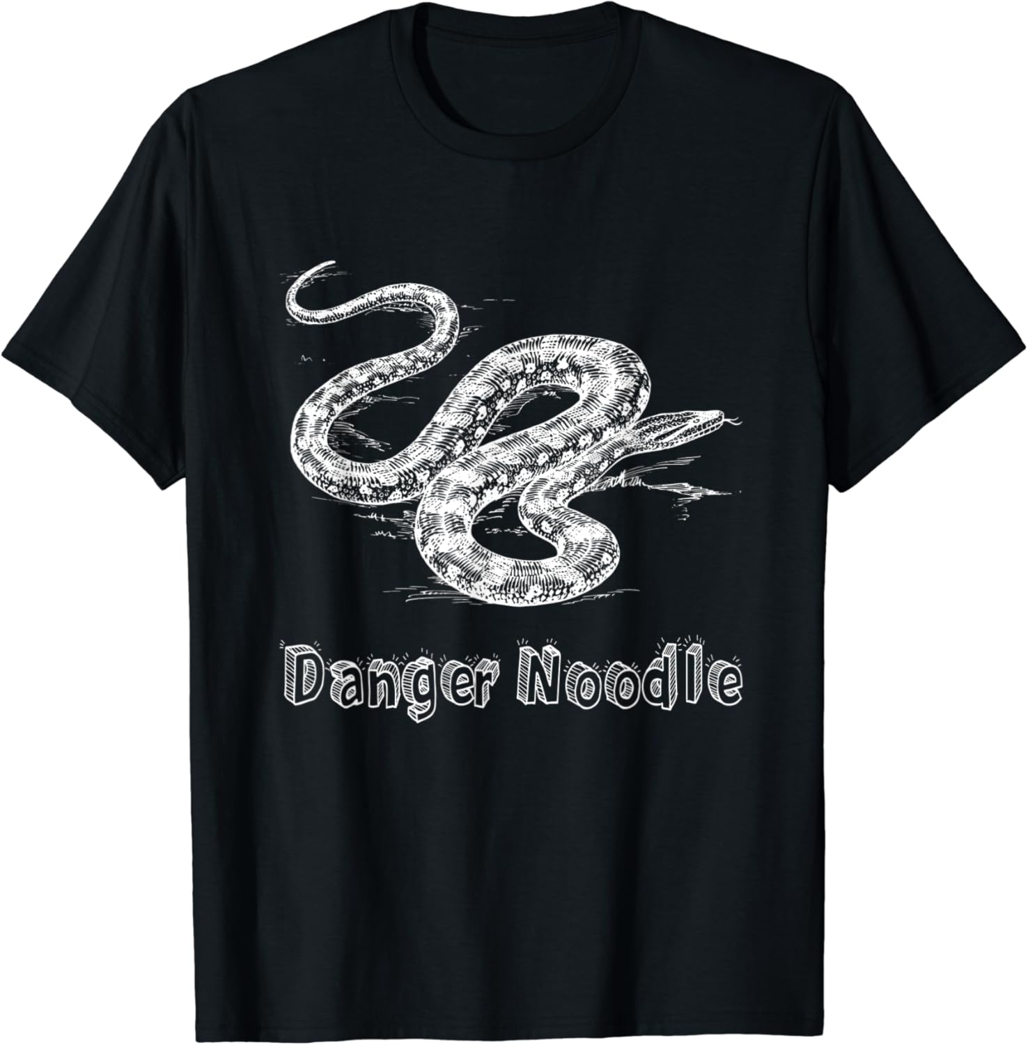 Amazon.com: Funny Snake Shirt Danger Noodle Snek Meme Hognose Reptiles ...