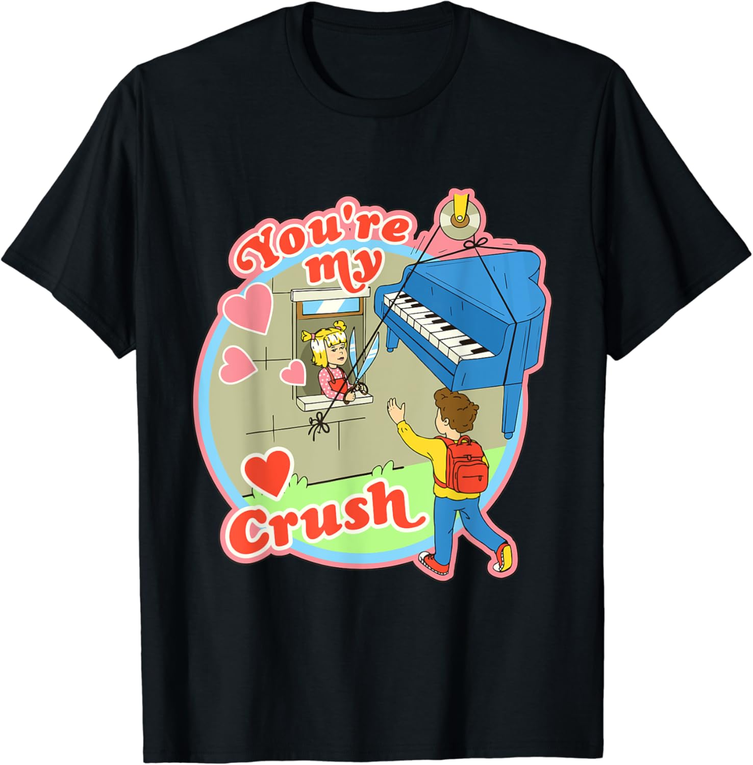 You re My Crush Cartoon Humor Valentine s Day T Shirt Amazon co uk you-re-my-crush-cartoon-humor-valentine-s-day-t-shirt-amazon-co-uk