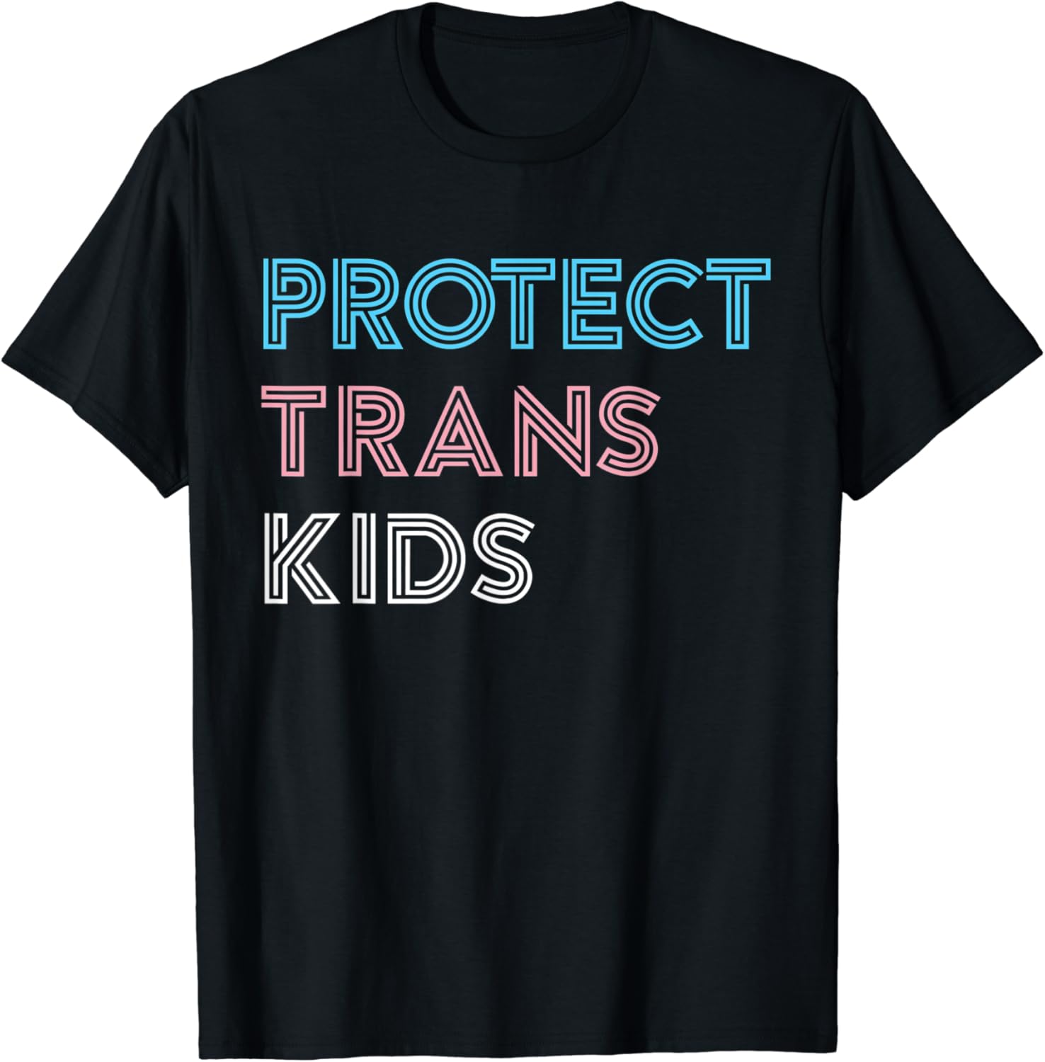 Amazon.com: Protect Trans Kids T-Shirt Transgender LGBT Pride Tee ...