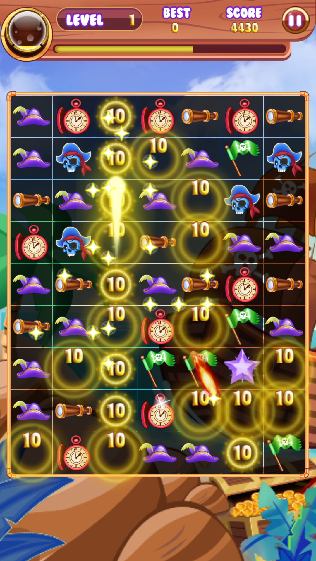 Pirates Treasure: Match 3 - App on the Amazon Appstore