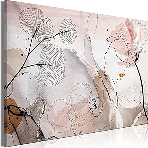 Amazon.de: murando - Wandbilder XXL Blumen Wiese 120x80 cm Leinwandbild 1 tlg Kunstdruck modern ...