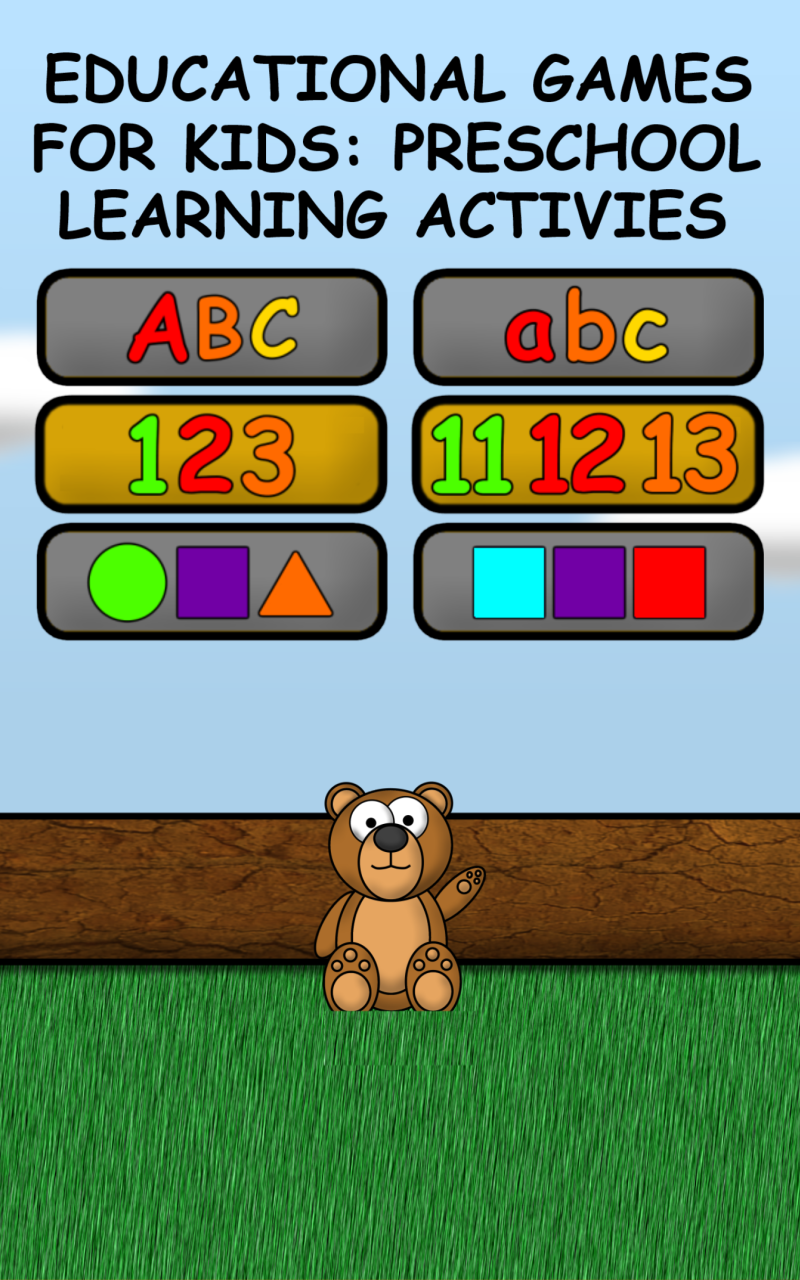 Learning Games for Kids: Educational Preschool Activities with Animals ...