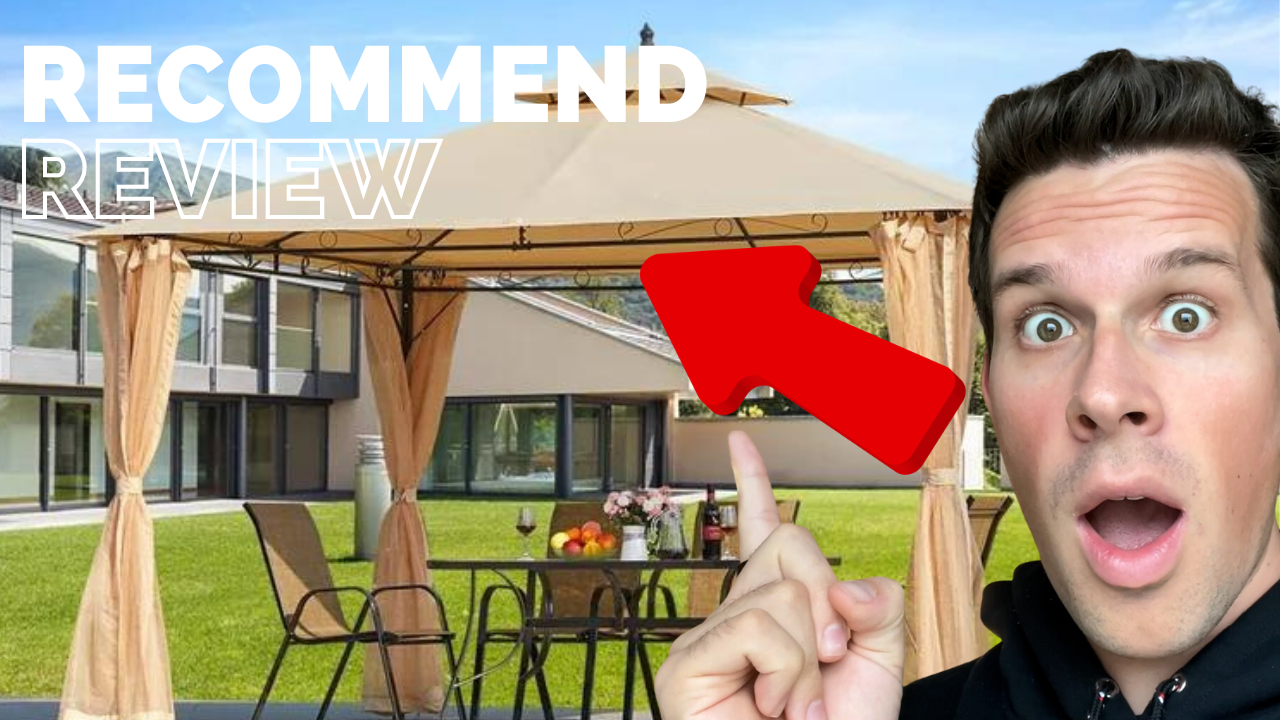 Watch i found this gazebo to stand up to weather amazing! on Amazon Live