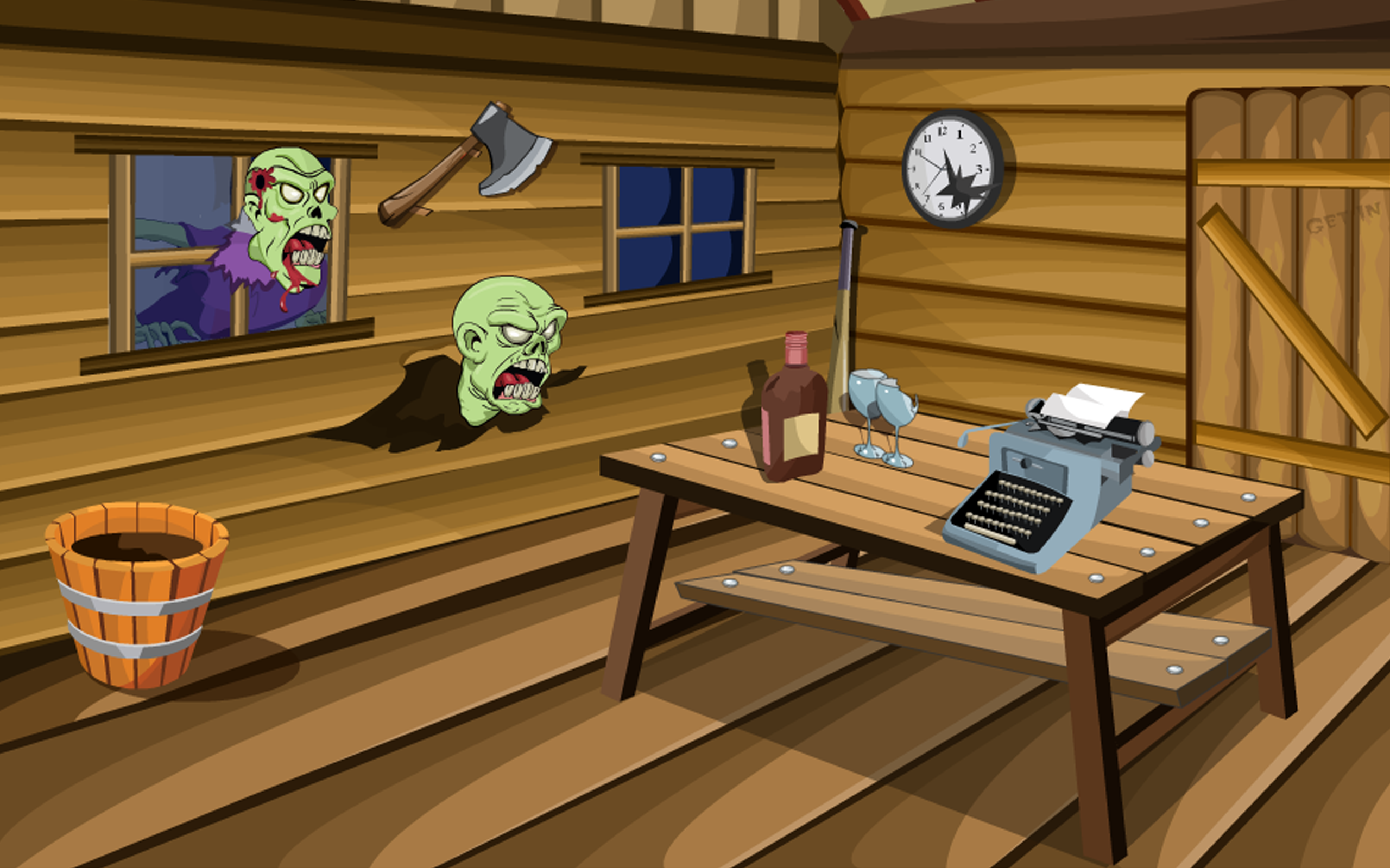 Escape Game-Zombie Cabin - App on Amazon Appstore