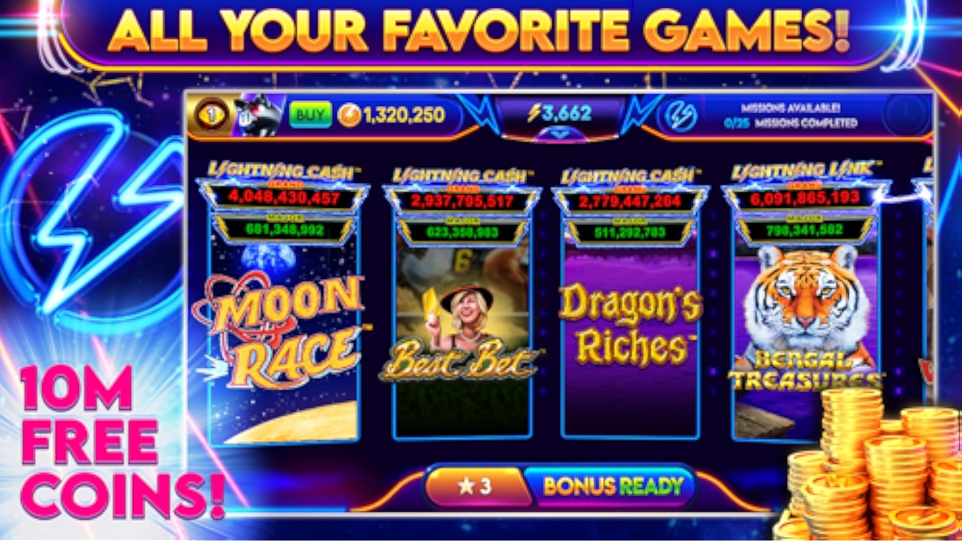 Lightning Link Casino Slots - Las Vegas Slot Machine Games - App on ...