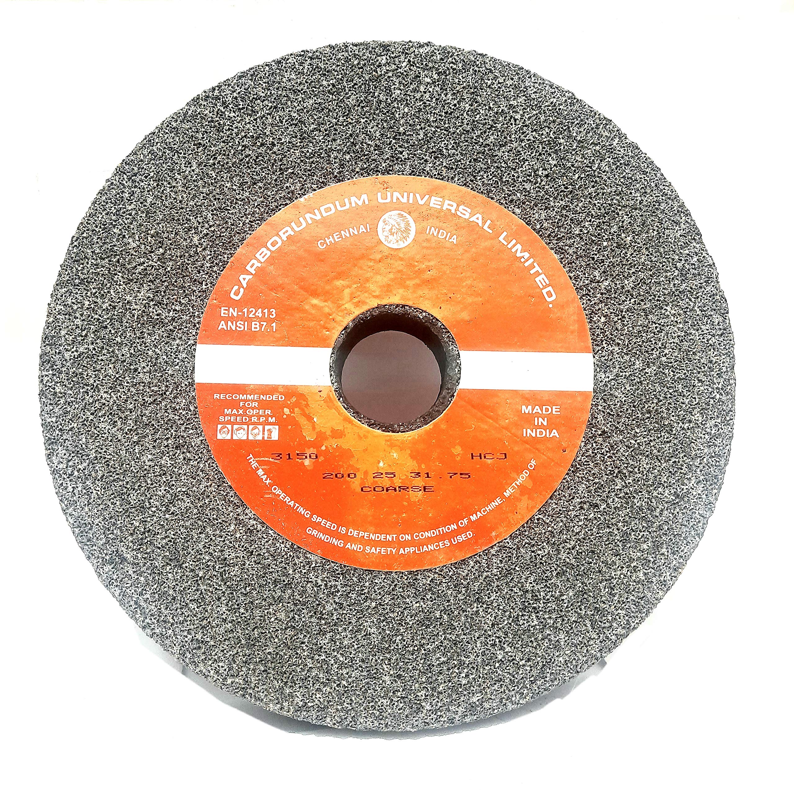 Buy Carborundum Grinding Wheel Black For Bench Grinder 200mmx25mmx31