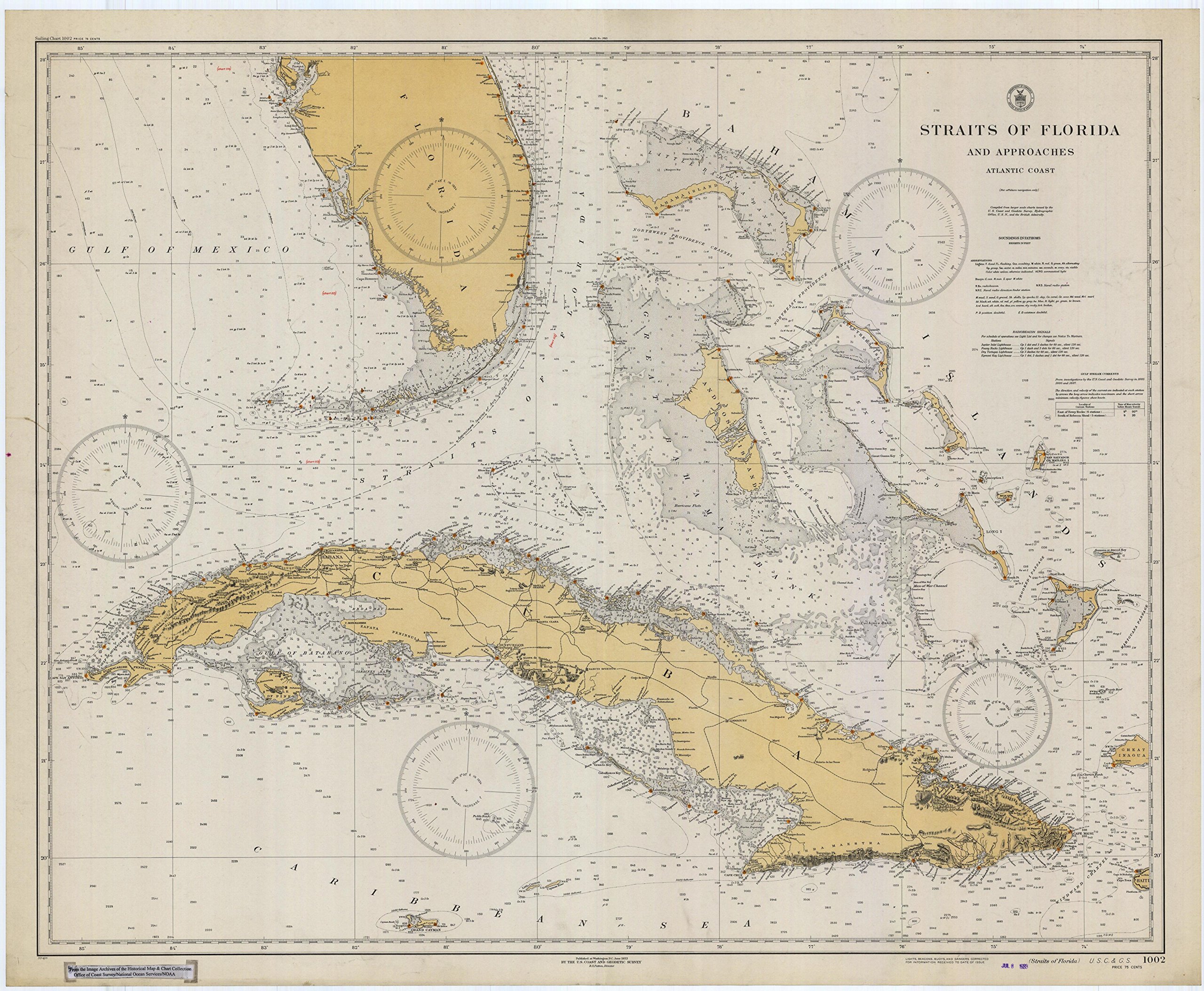 Florida Cuba Map Photo (U.S. National Park Service)