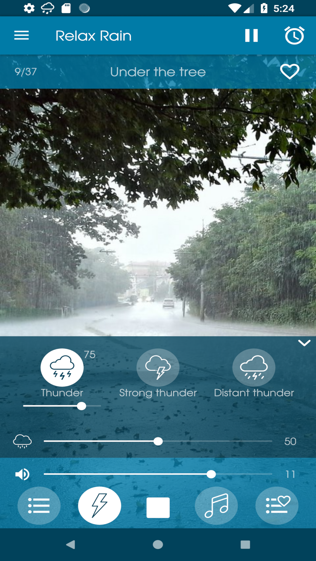 Relax Rain - Rain sounds: sleep and meditation - App on Amazon Appstore