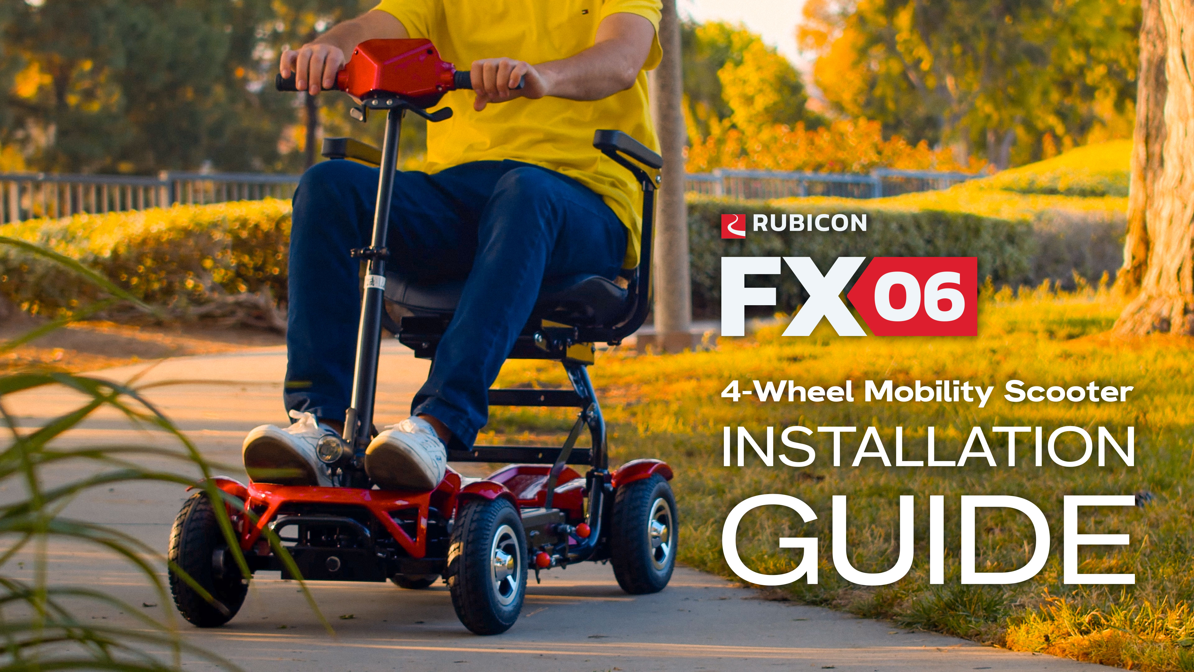 Watch Rubicon FX6 - All Terrain 4 Wheel Foldable Mobility Scooters on ...