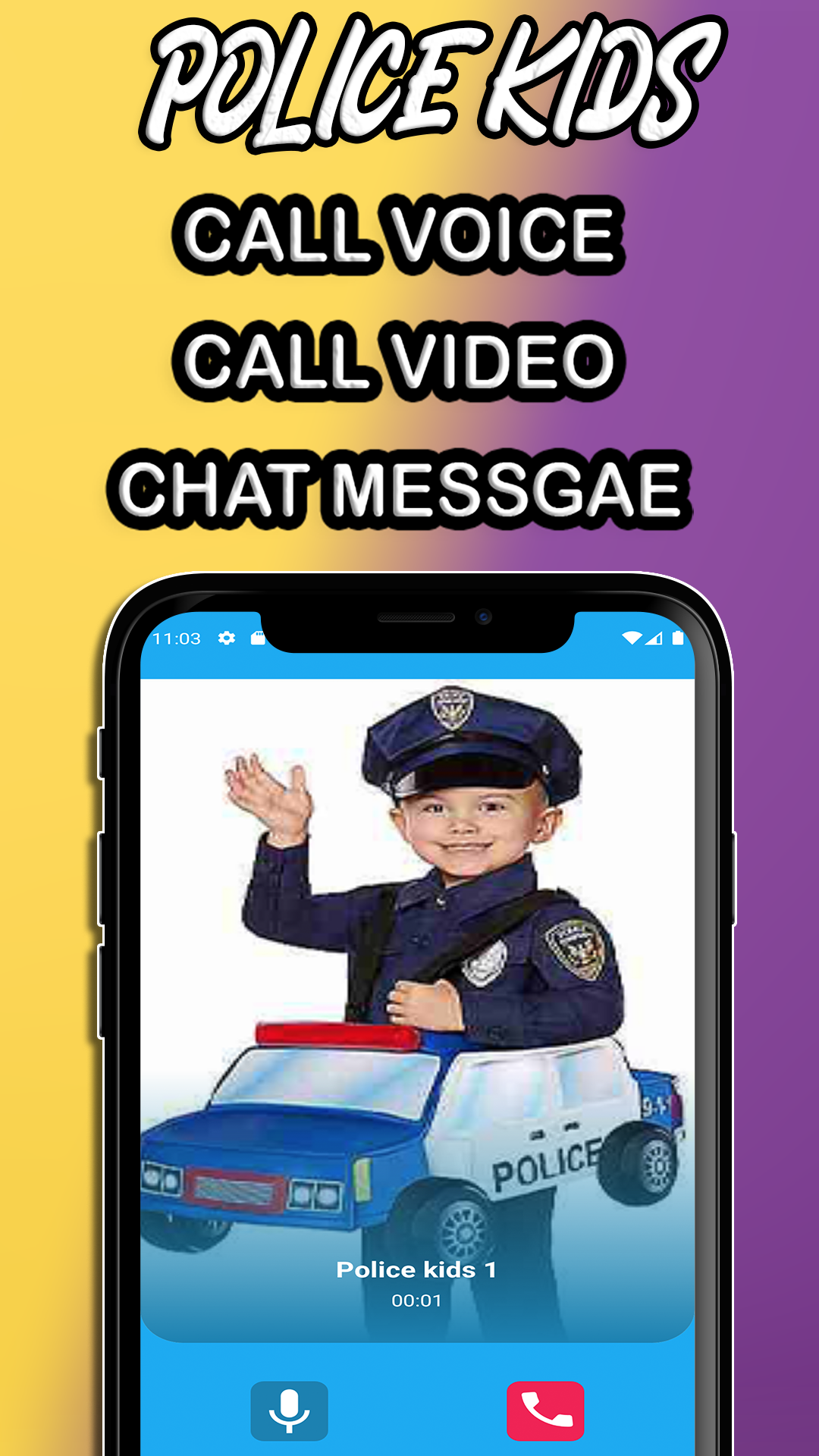 Fake Video Call Police kids - Gift Video Call & Fake - Video Game Call ...