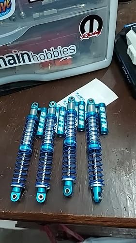 2pcs RCRUN Adjustable Oil Piggyback Shock With Remote, 51% OFF