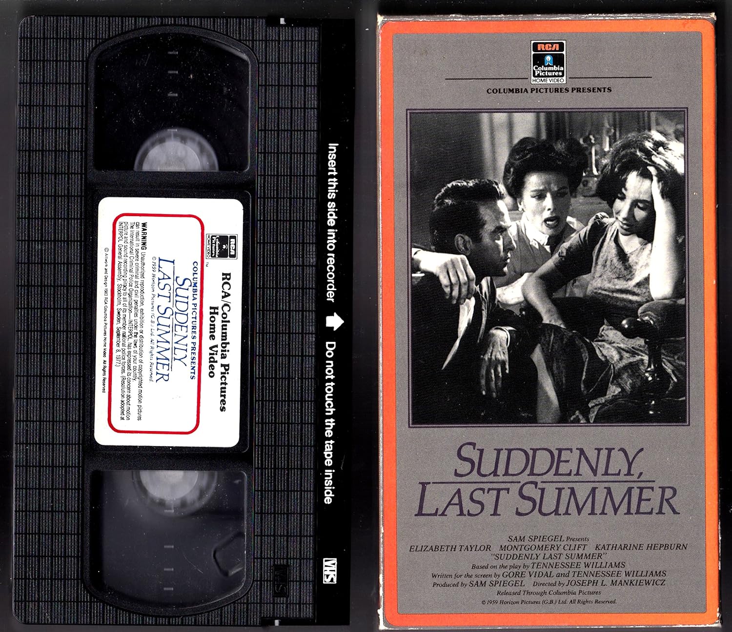 Amazon.com: Suddenly, Last Summer [VHS] : Elizabeth Taylor, Katharine ...