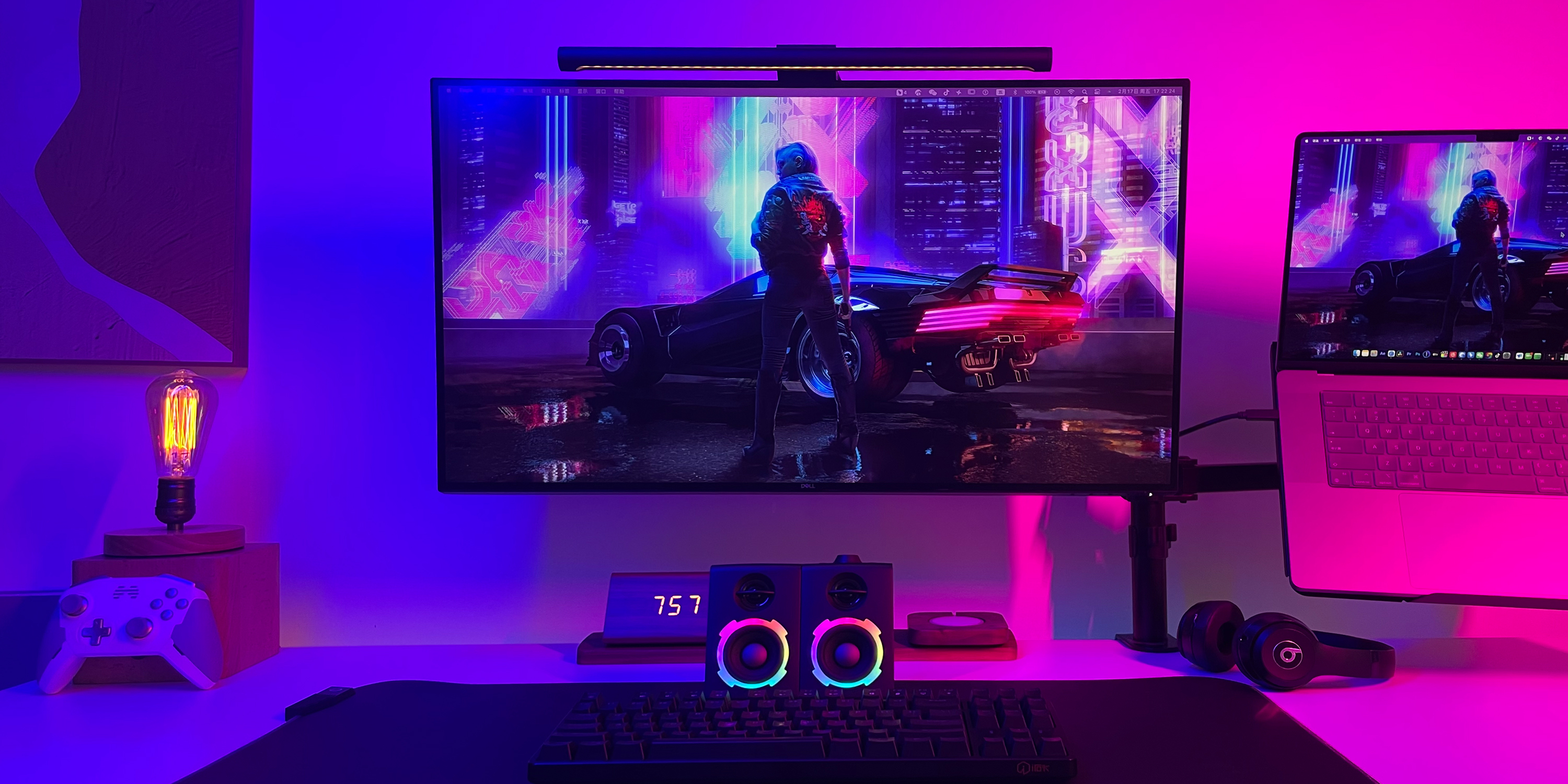 Watch RGB PC computer gaming speaker for desktop with bluetooth on ...