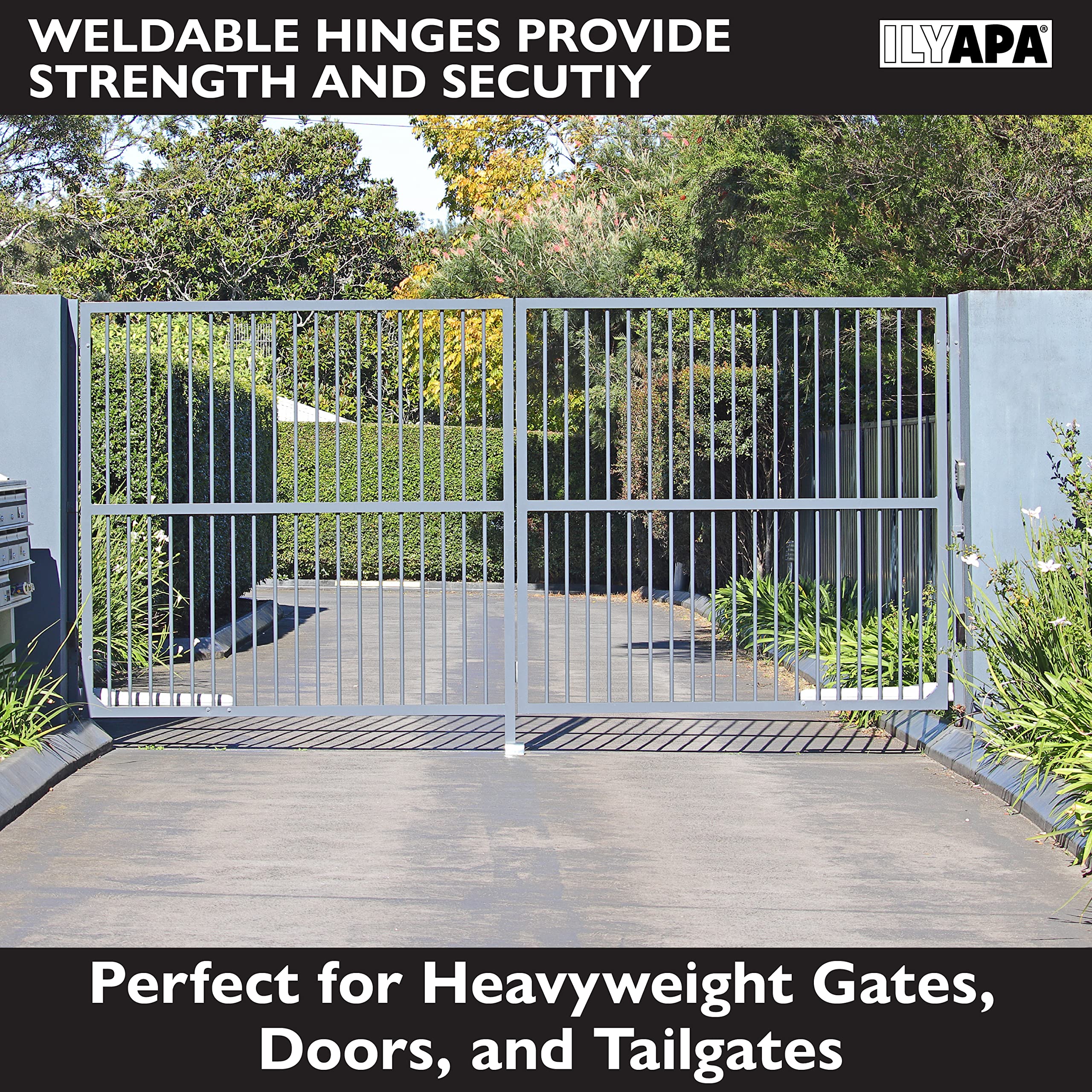 Snapklik.com : Ilyapa 4 Pack 4x4 Heavy Duty Hinges Butt Hinge For Heavy ...