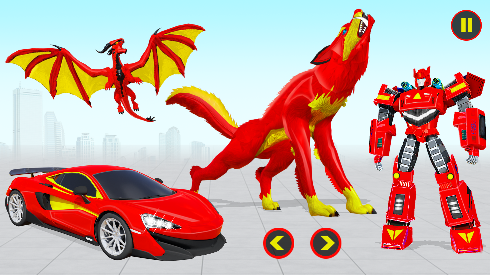 Wolf Robot Car Transform Game - App on Amazon Appstore