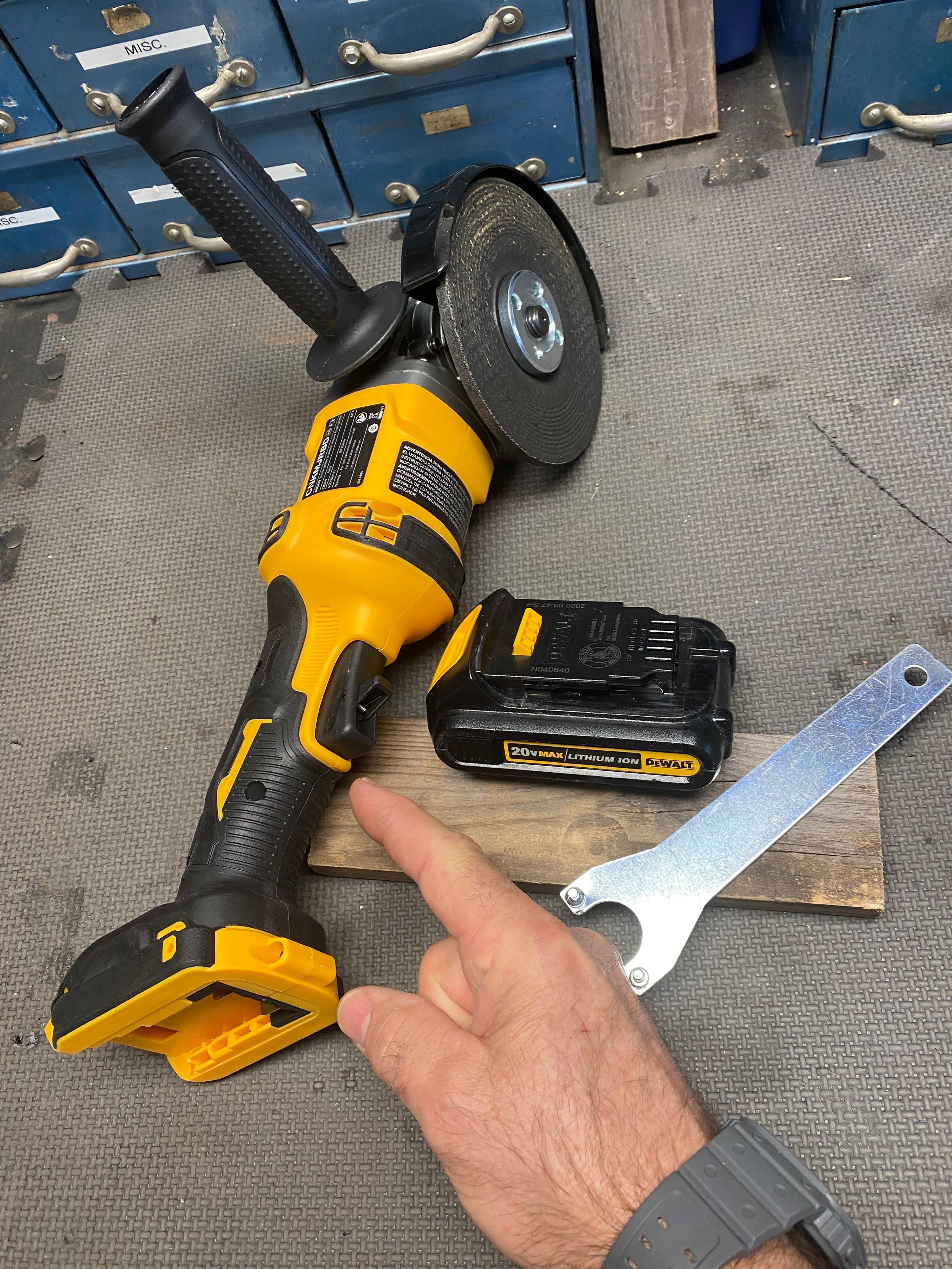 Watch WORKS GOOD! Cordless Angle Grinder, 4-1/2"-Inch Powerhouse on ...