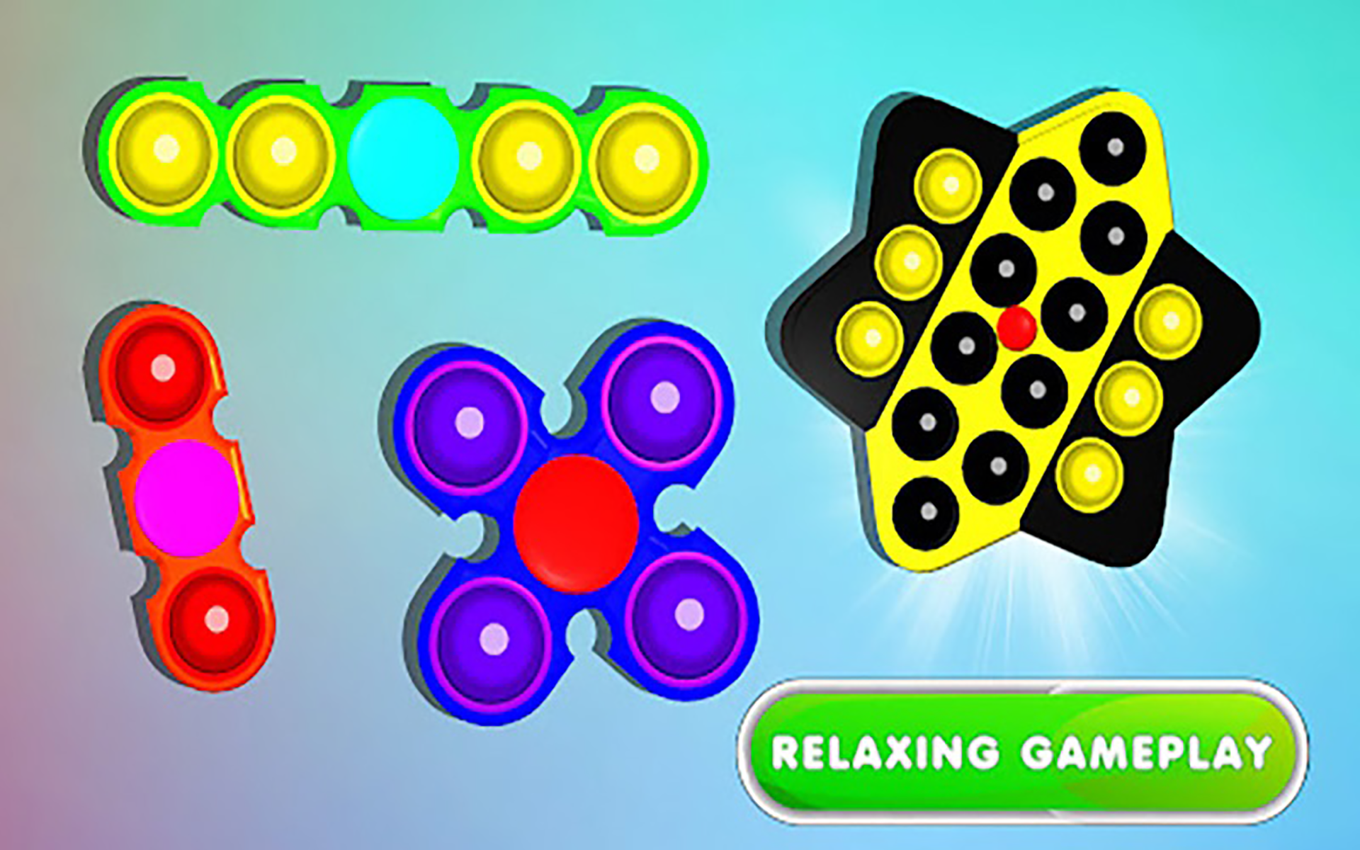 Fidgets Bubble Popping 3D: Antistress Pop It Game Free - App on the ...