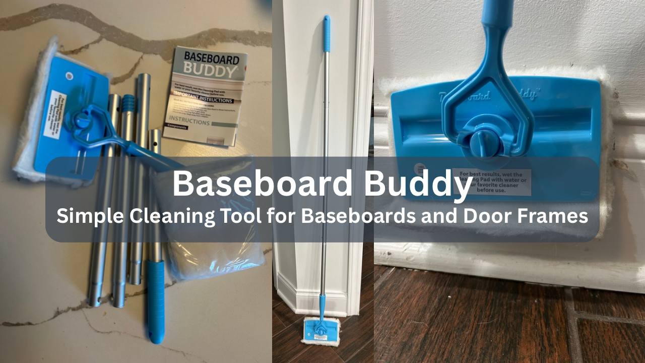 Watch My Review of our New Baseboard Buddy Cleaning Tool on Amazon Live