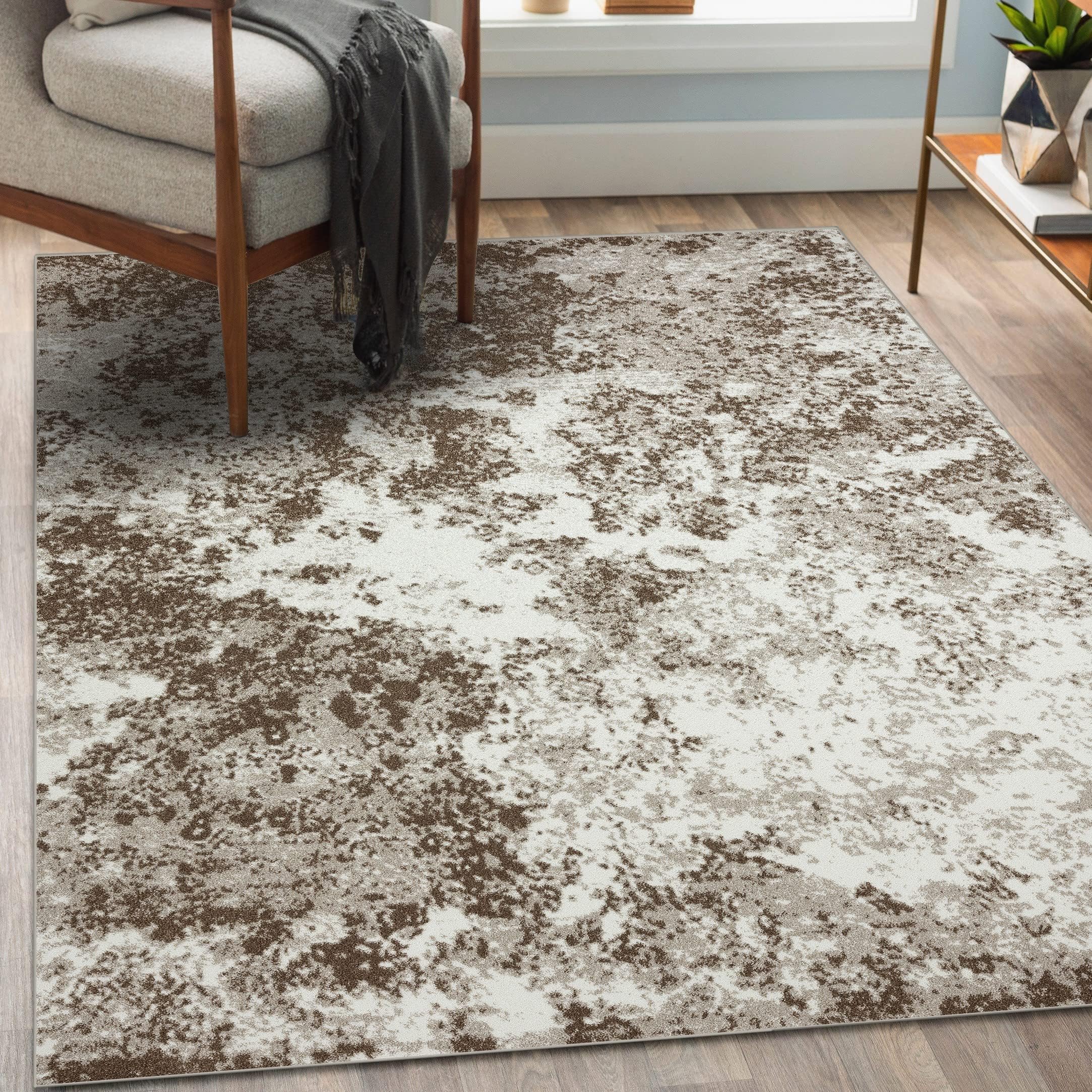 Amazon.com: nuLOOM Gloria Abstract Shag Area Rug, 8x10, Beige : Home ...