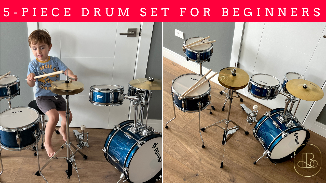 Watch 5-Piece Kids Drum Set for Beginners | Great for Gifting on Amazon ...