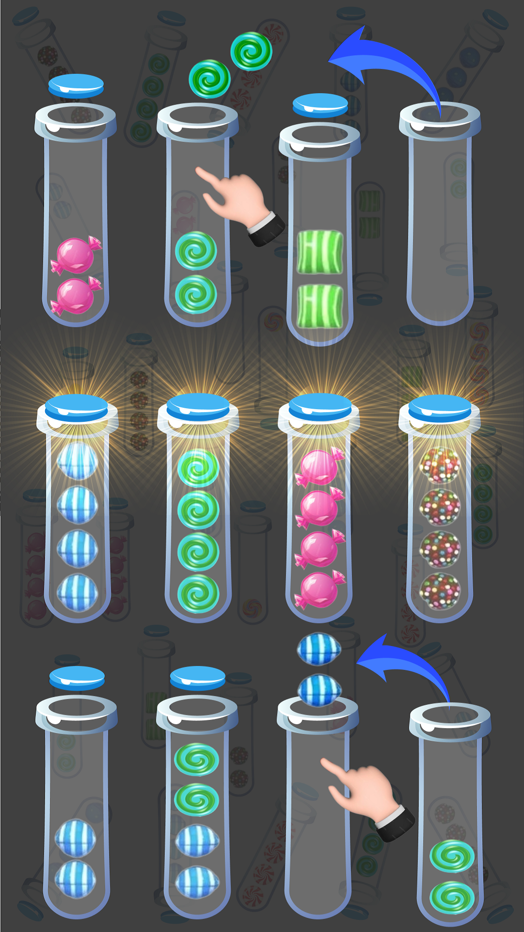 Candy Sort Colorscapes 2024 - Colorwood Toffee Sorting Match 3 ...