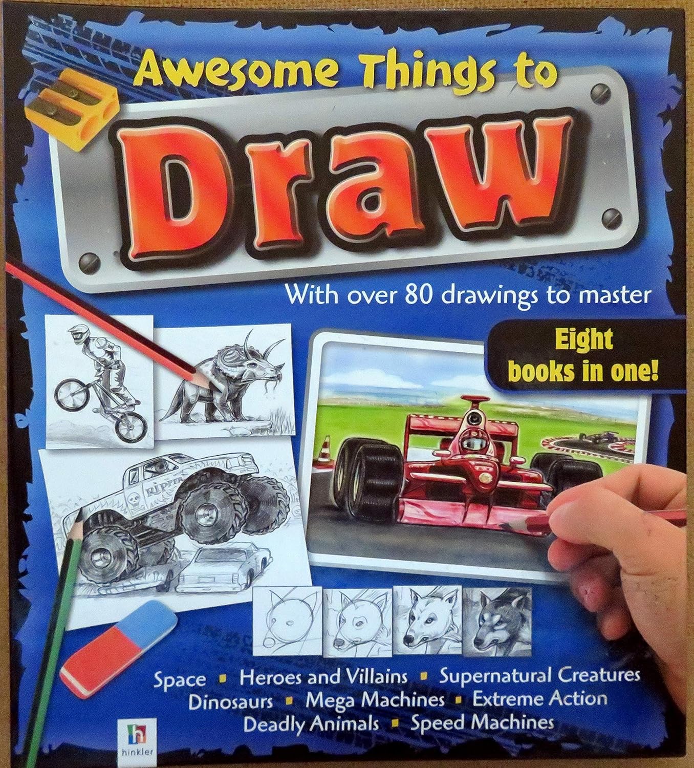 Awesome Things to Draw: Eight Books In One (Awesome Things To Draw): Shane Nagel, Hinkler Design ...