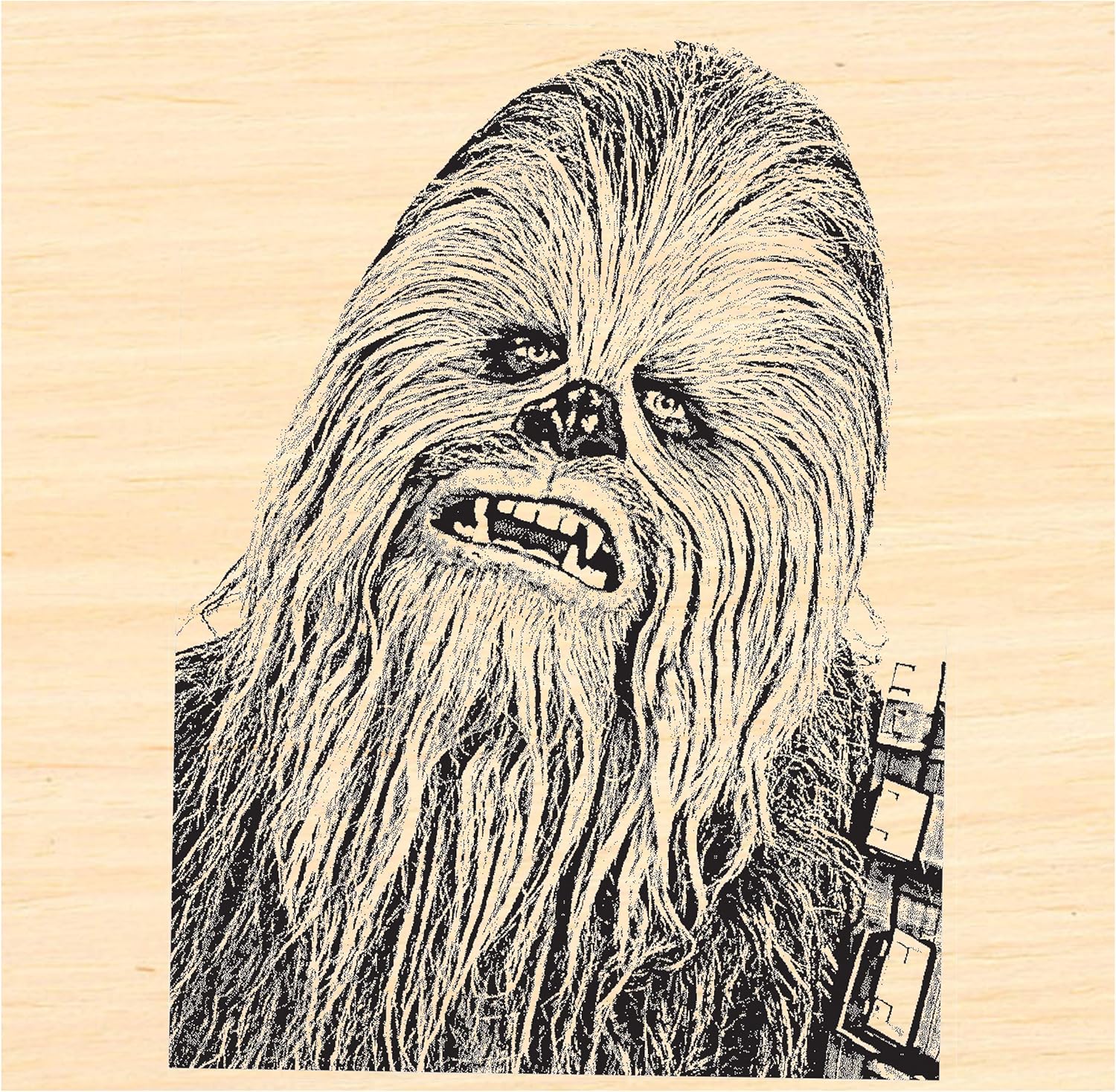 Amazon.com: P63 Chewbacca Rubber Stamp : Arts, Crafts & Sewing