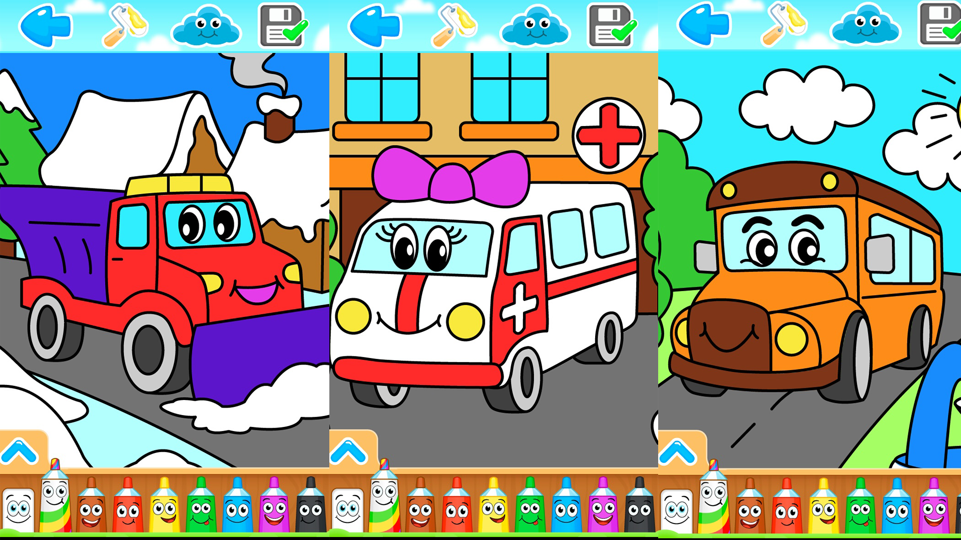 Painting cars for kids - App on Amazon Appstore