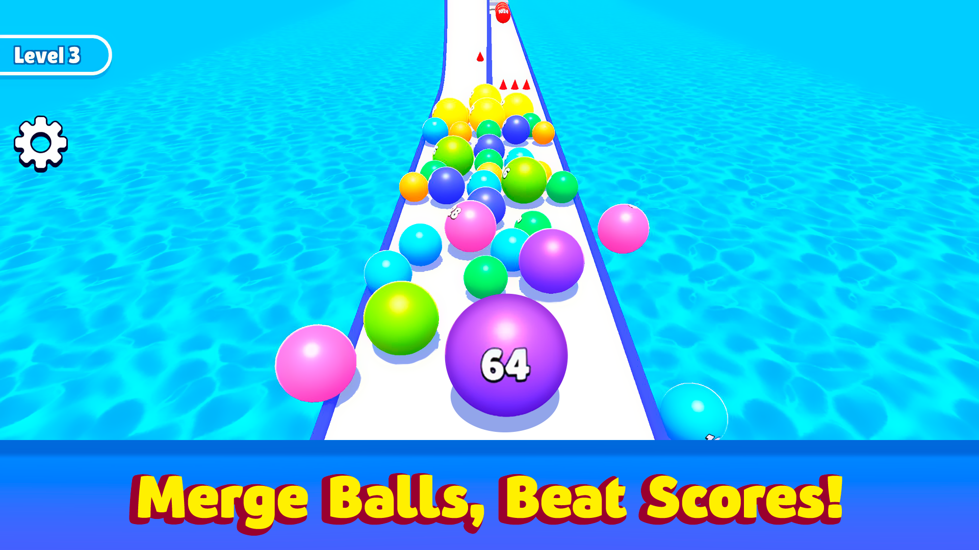 Merge Race 2048 - Run Puzzle Game: Ball Merge Rush 3D, Match Numbers ...