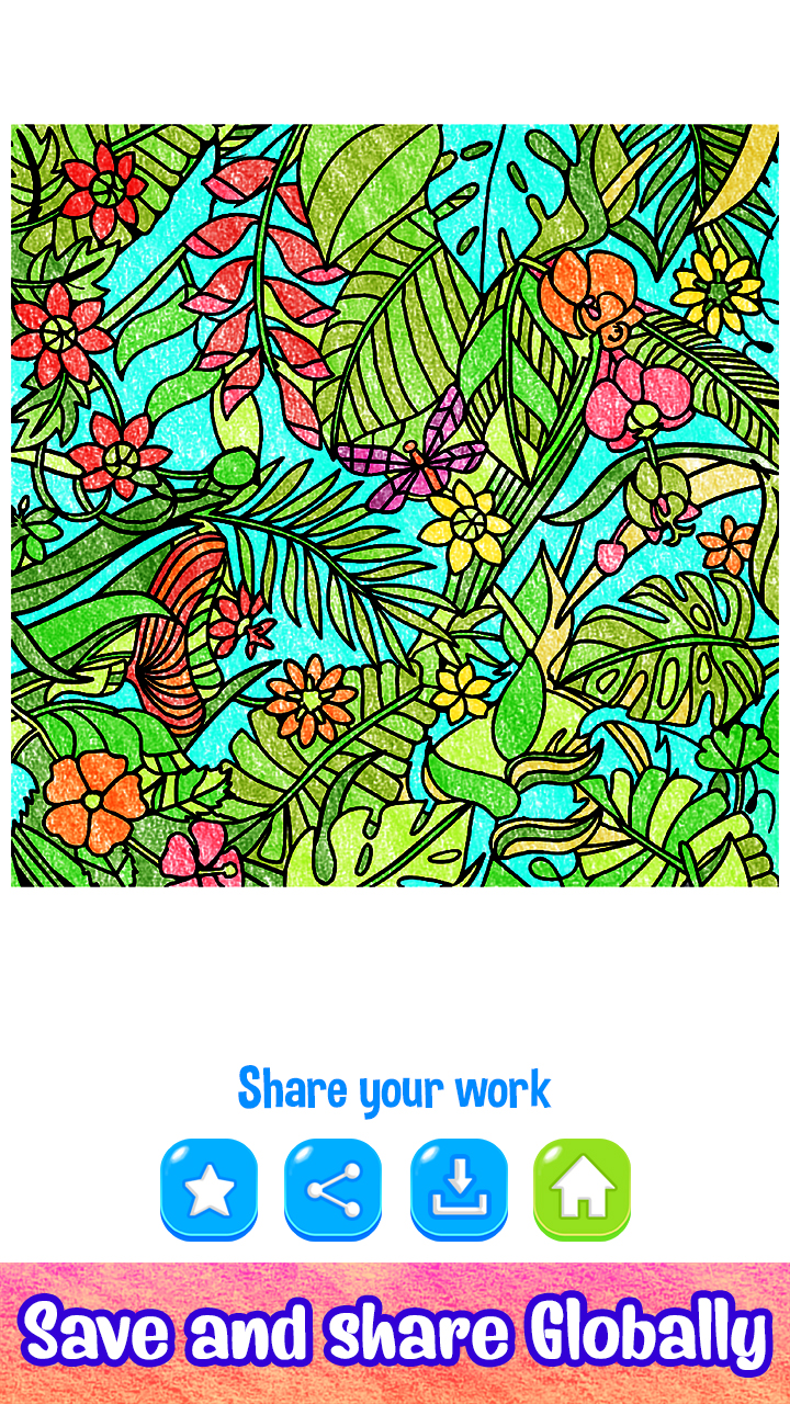 Forest Color By Number - Secret Garden, Nature Paint Book - App on ...