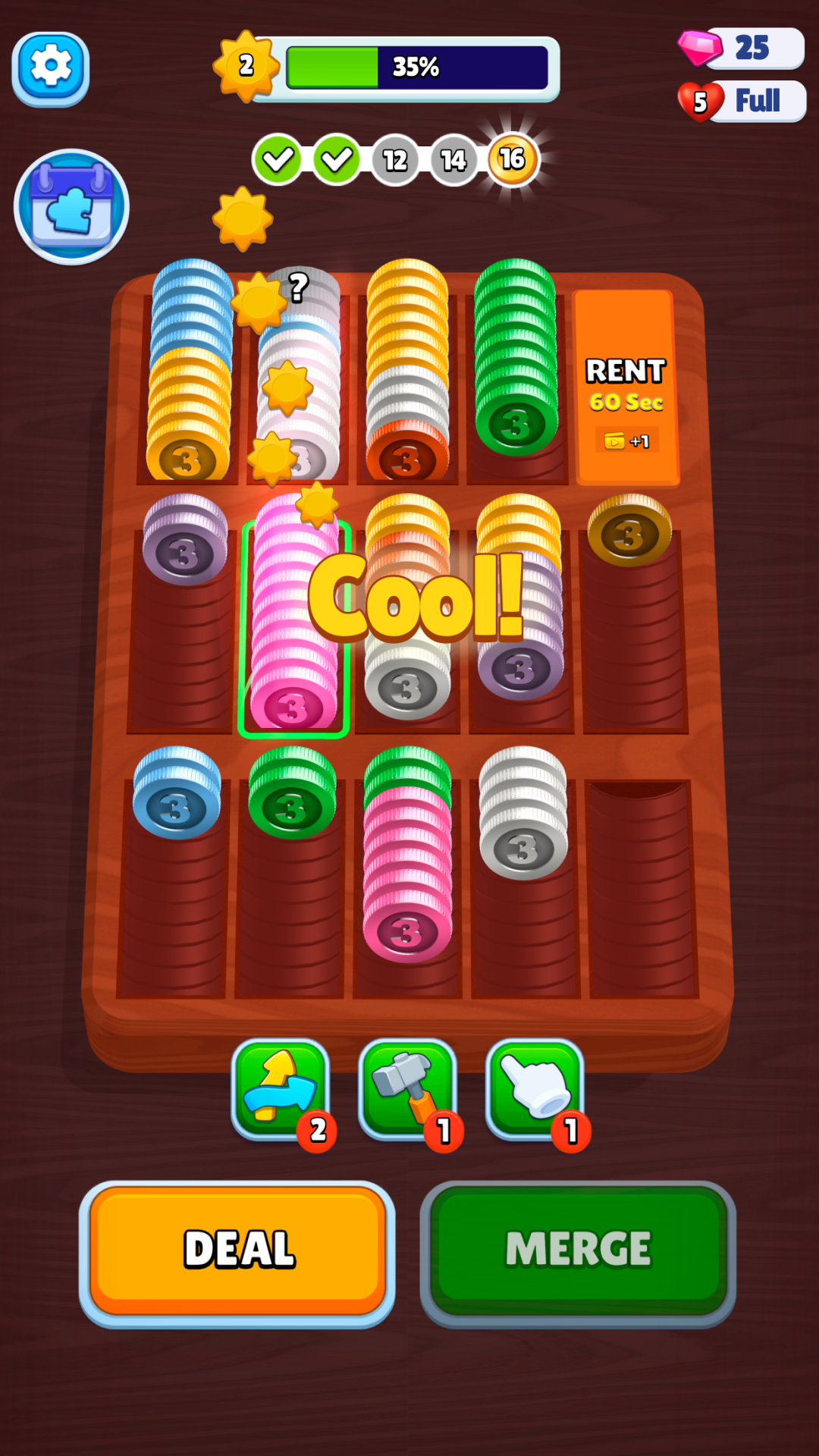 Pocket Sort: Coin Merge Puzzle - App on Amazon Appstore