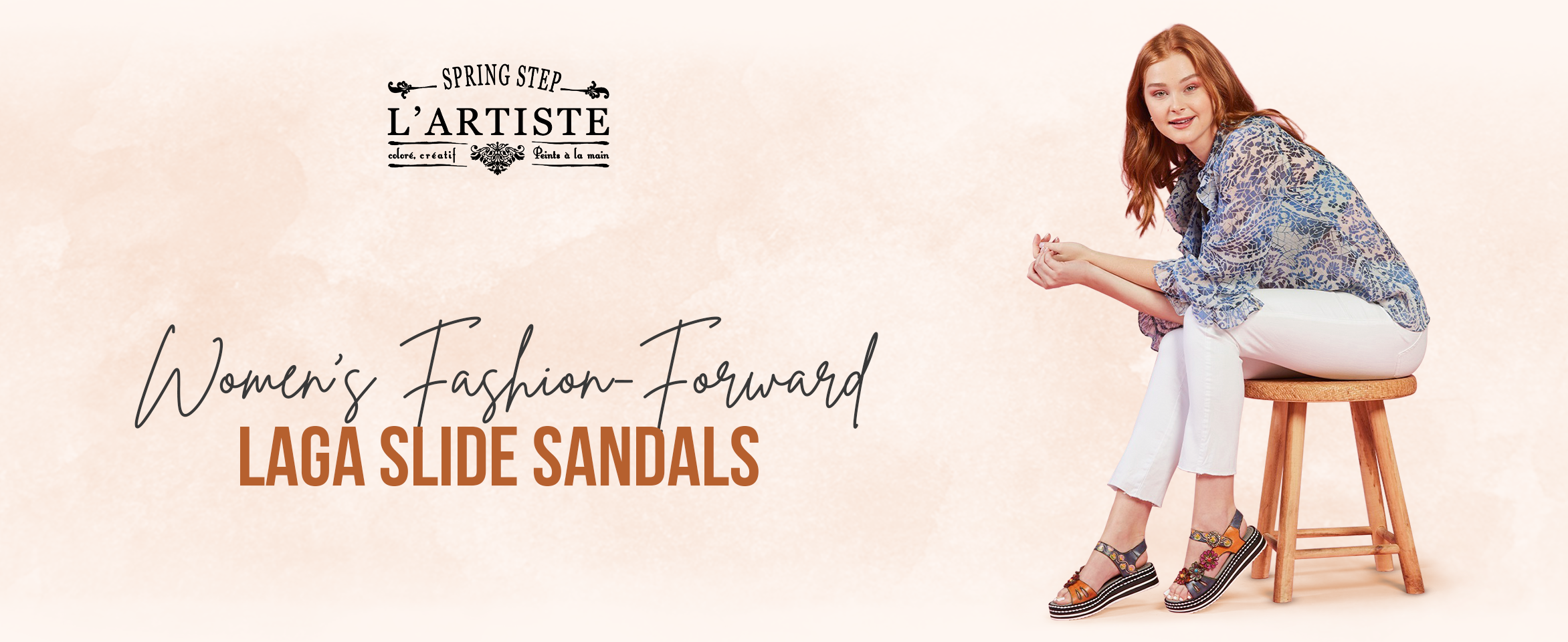 Amazon.com | Spring Step L'Artiste Women's Laga Slide Sandal