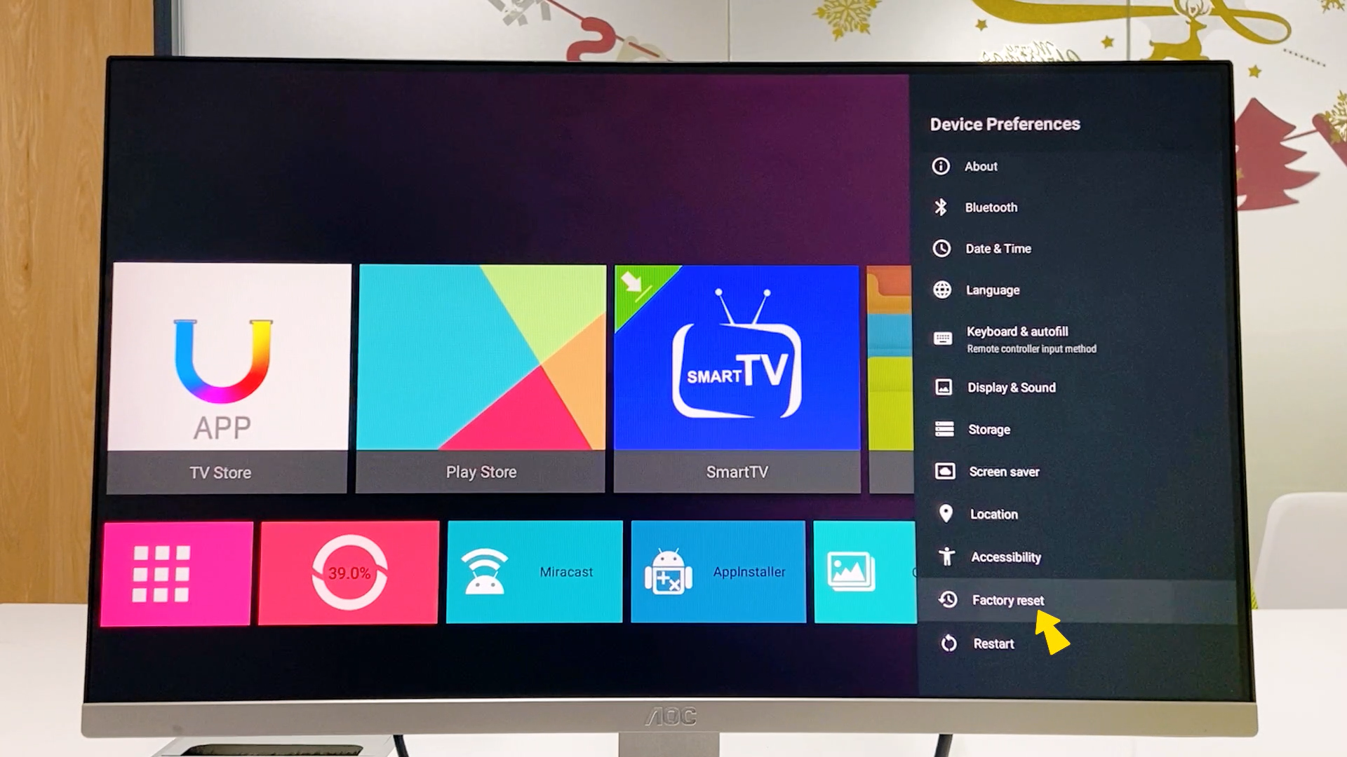 Watch How to restore factory settings of W2 smart tv box on Amazon Live