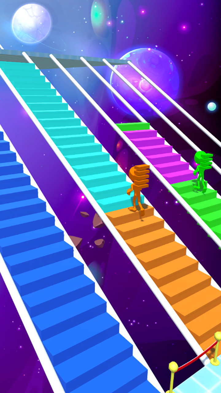 Make Bridge Runner bridge race Game Pull Bricks Bridge Stack Racing 3D ...