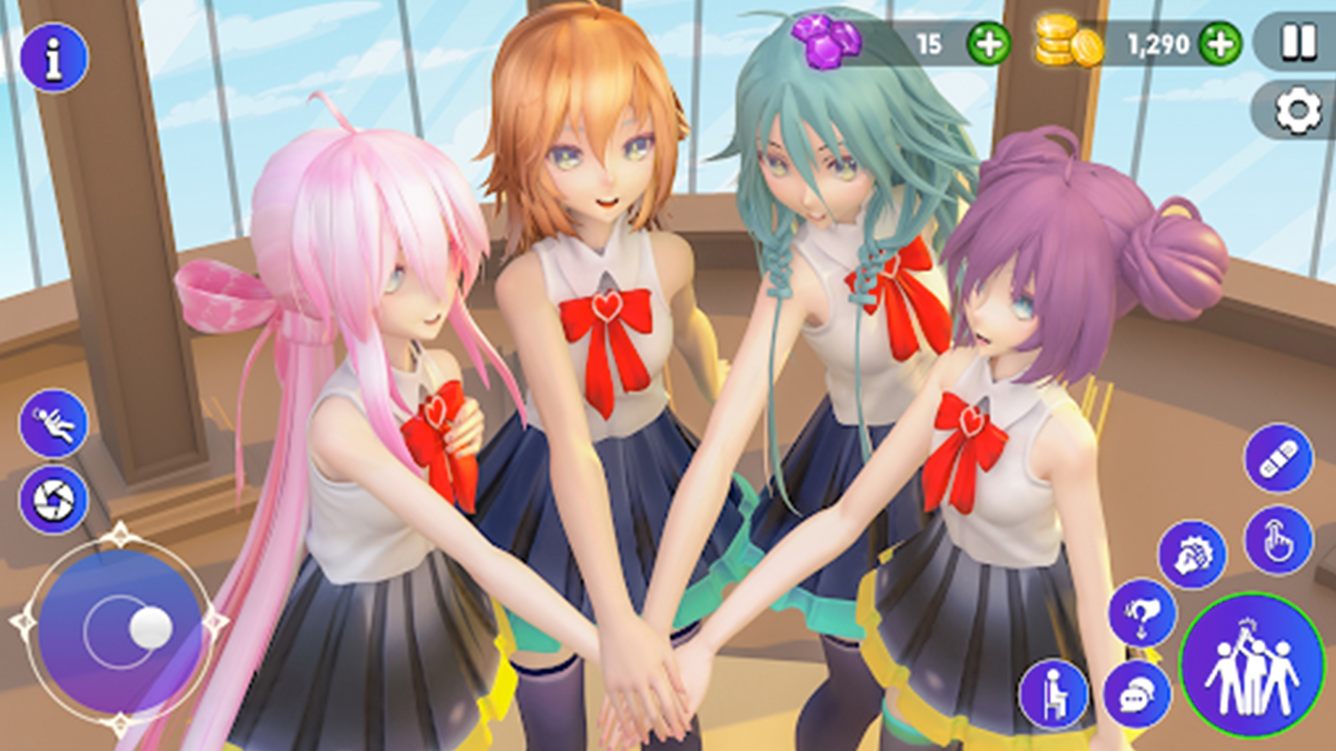 Anime High School Sakura Love Story - High School Love Sim Life Game ...