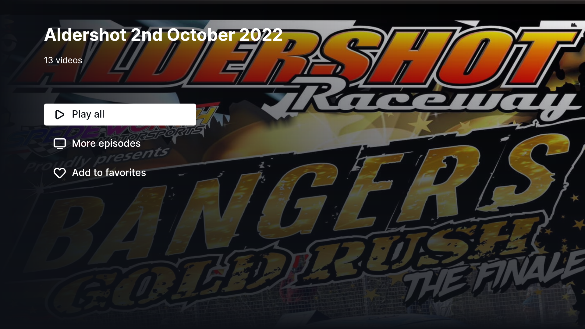 Spedeworth TV - App on Amazon Appstore