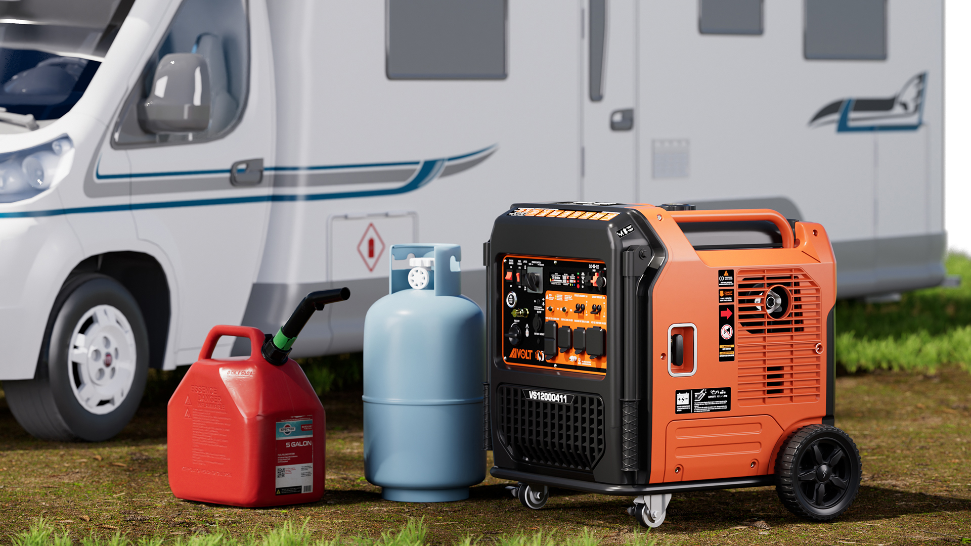 Watch AIVOLT 11250 Wattages Dual Fuel Portable Inverter Generator on ...