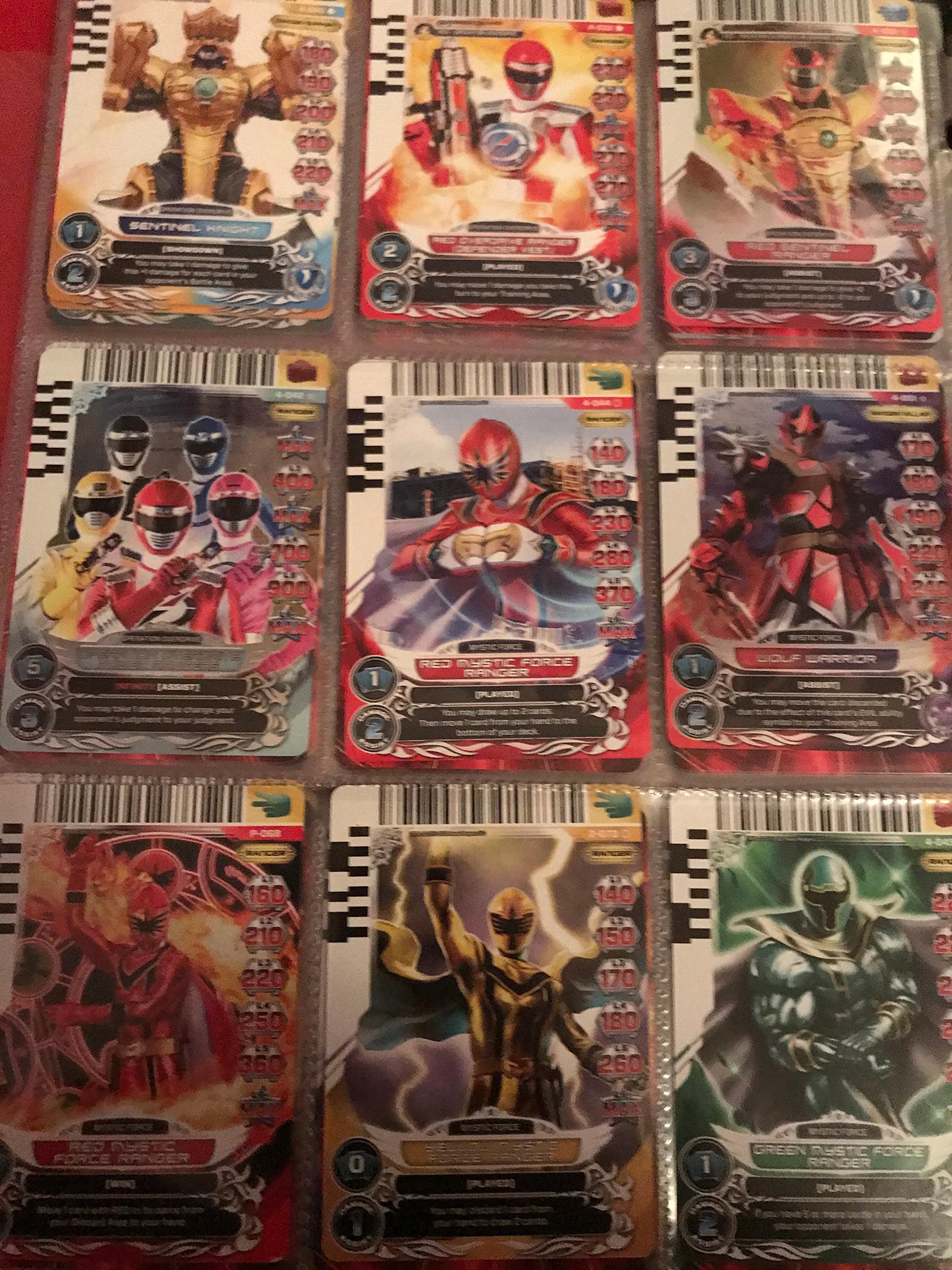 Buy Power Rangers Megaforce Action Card Game Theme Deck Universe of ...