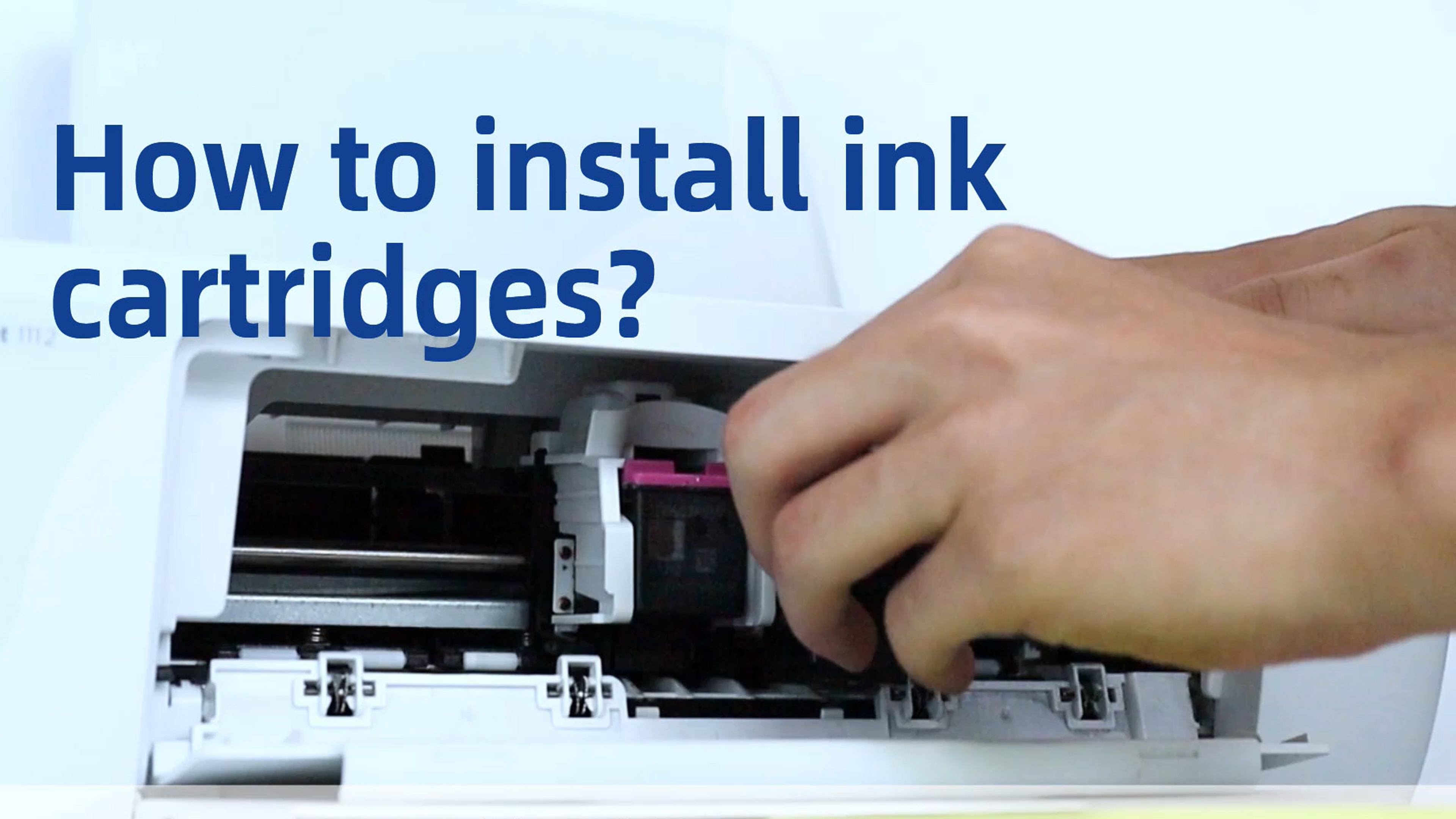 Watch How to install 65/65xl ink cartridges for hp printer? on Amazon Live