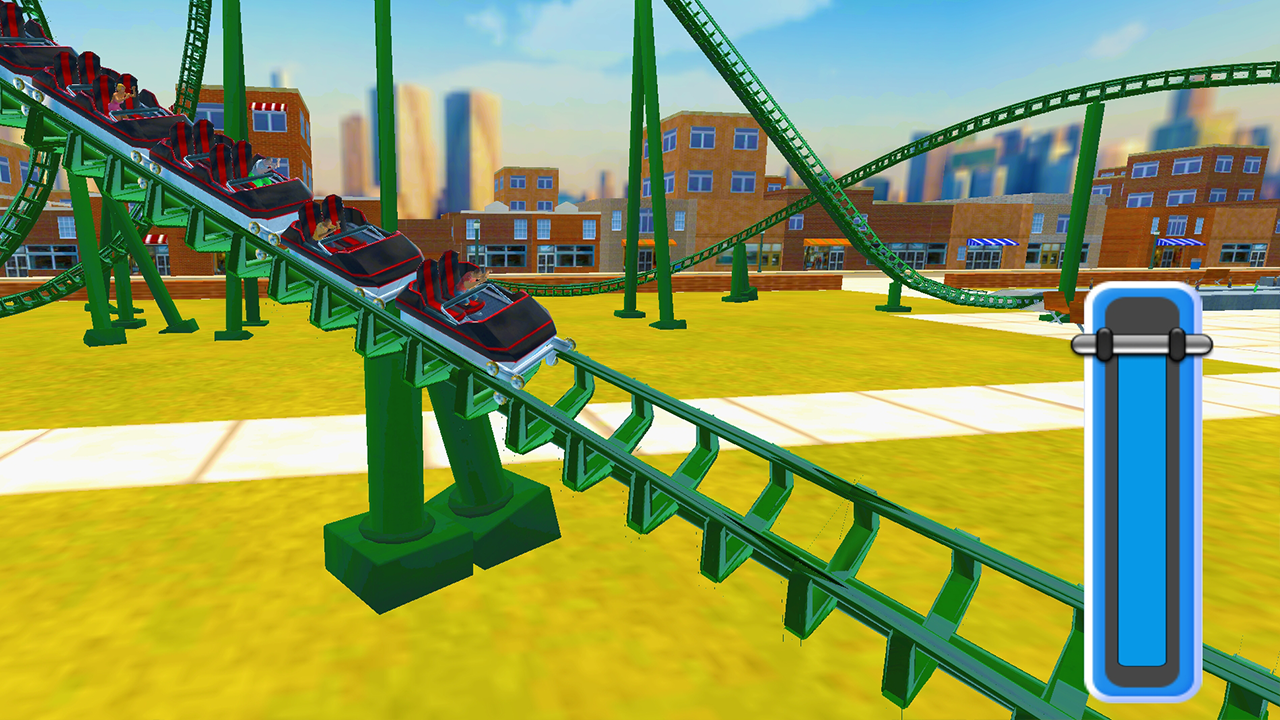 Roller Coaster Riding Games For Kids - Wonder Theme Park Ride Rush 3D ...