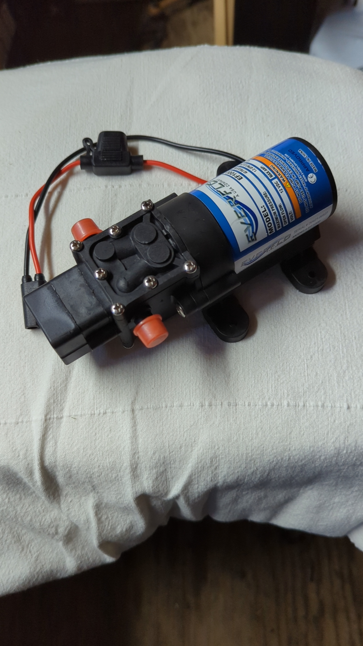 Watch Everflo EF1000-AMZ 12V Diaphragm Pump, Black on Amazon Live