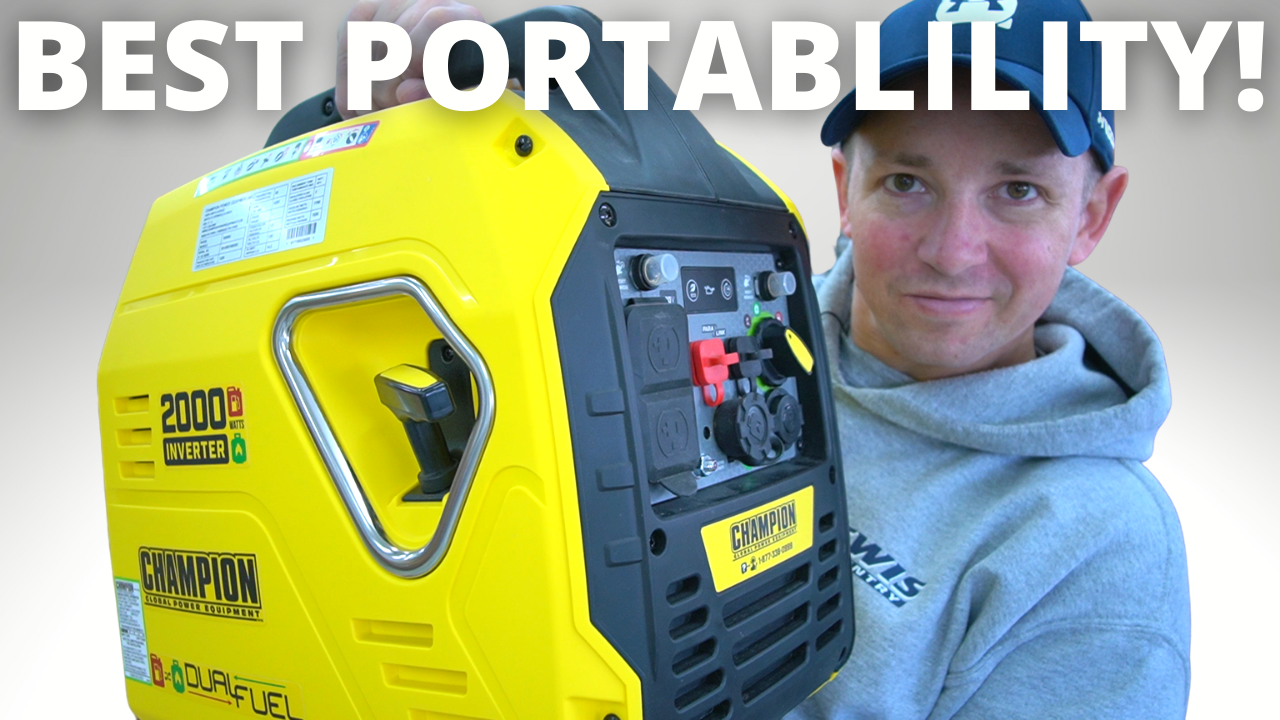 Watch Maximum Portability! AND DUAL FUEL! -Champion 2000 Watt Demo on ...